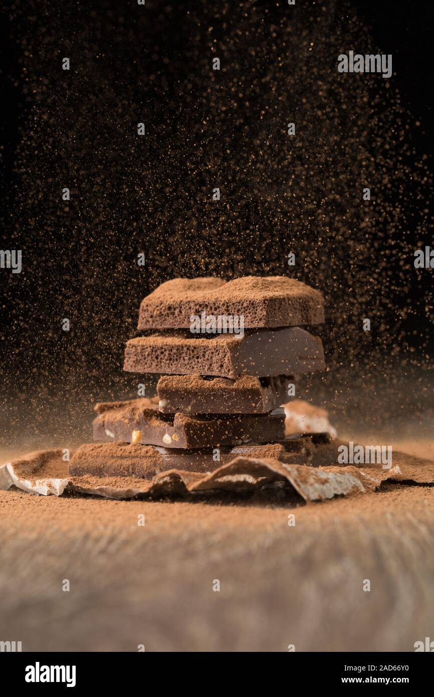 Dark chocolate on paper hi-res stock photography and images - Alamy