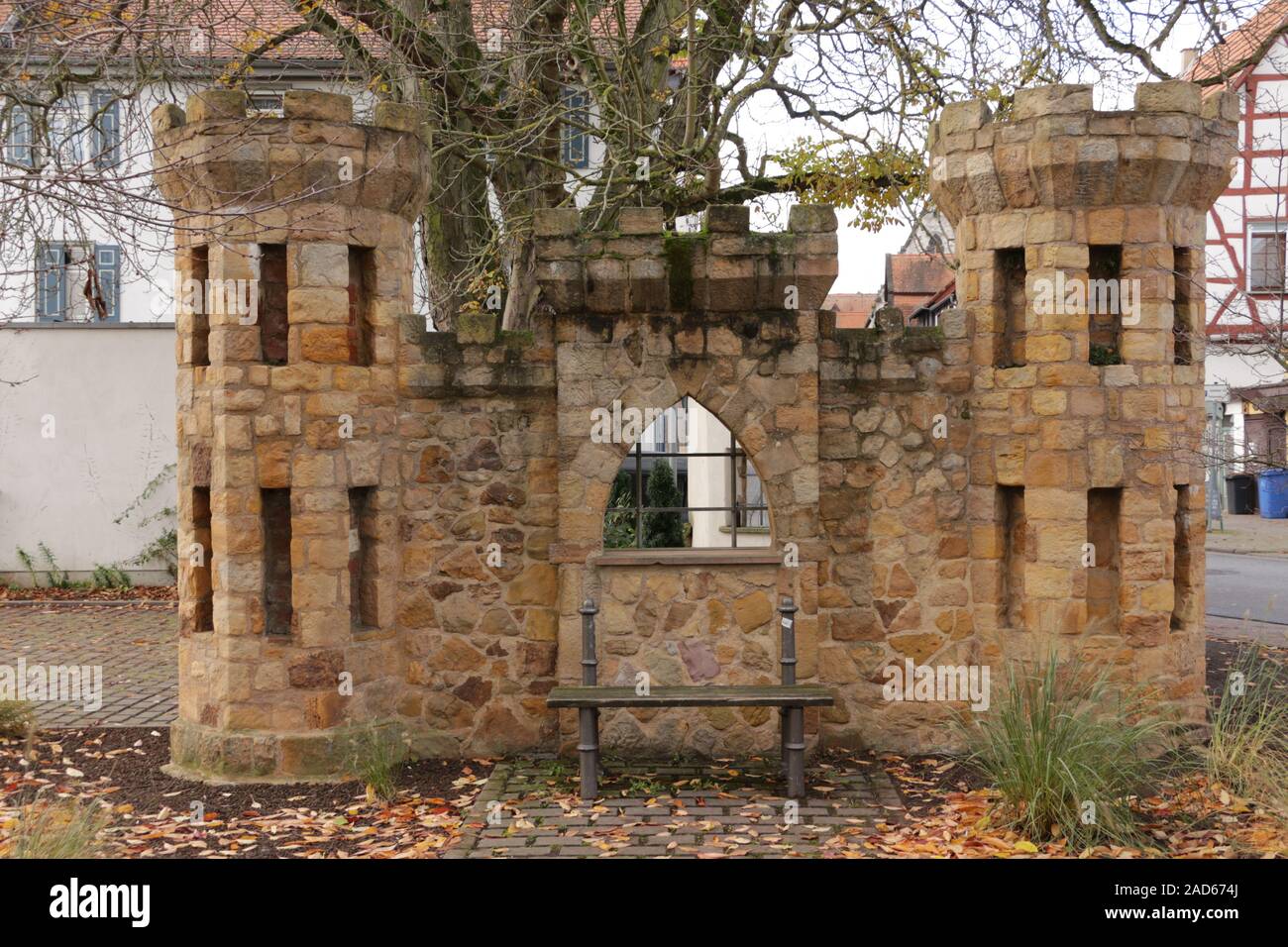 In der Historischen Altstadt von Butzbach in Hessen Stock Photo - Alamy
