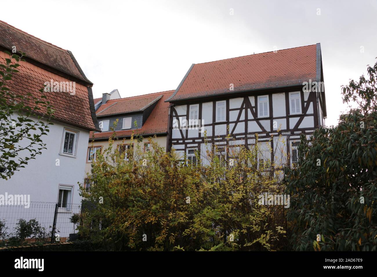 In der Historischen Altstadt von Butzbach in Hessen Stock Photo - Alamy