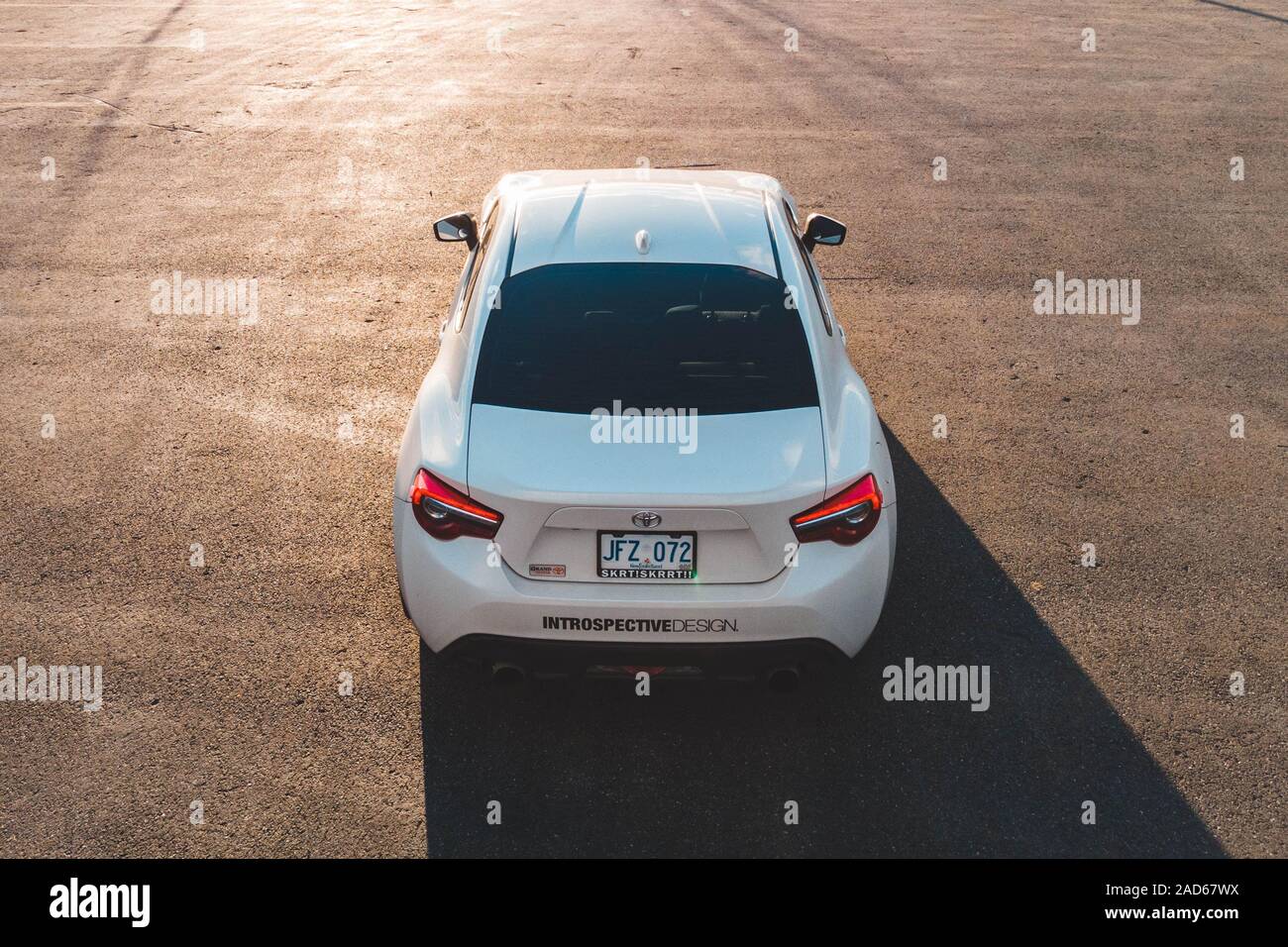 toyota gt86 white stock Stock Photo - Alamy