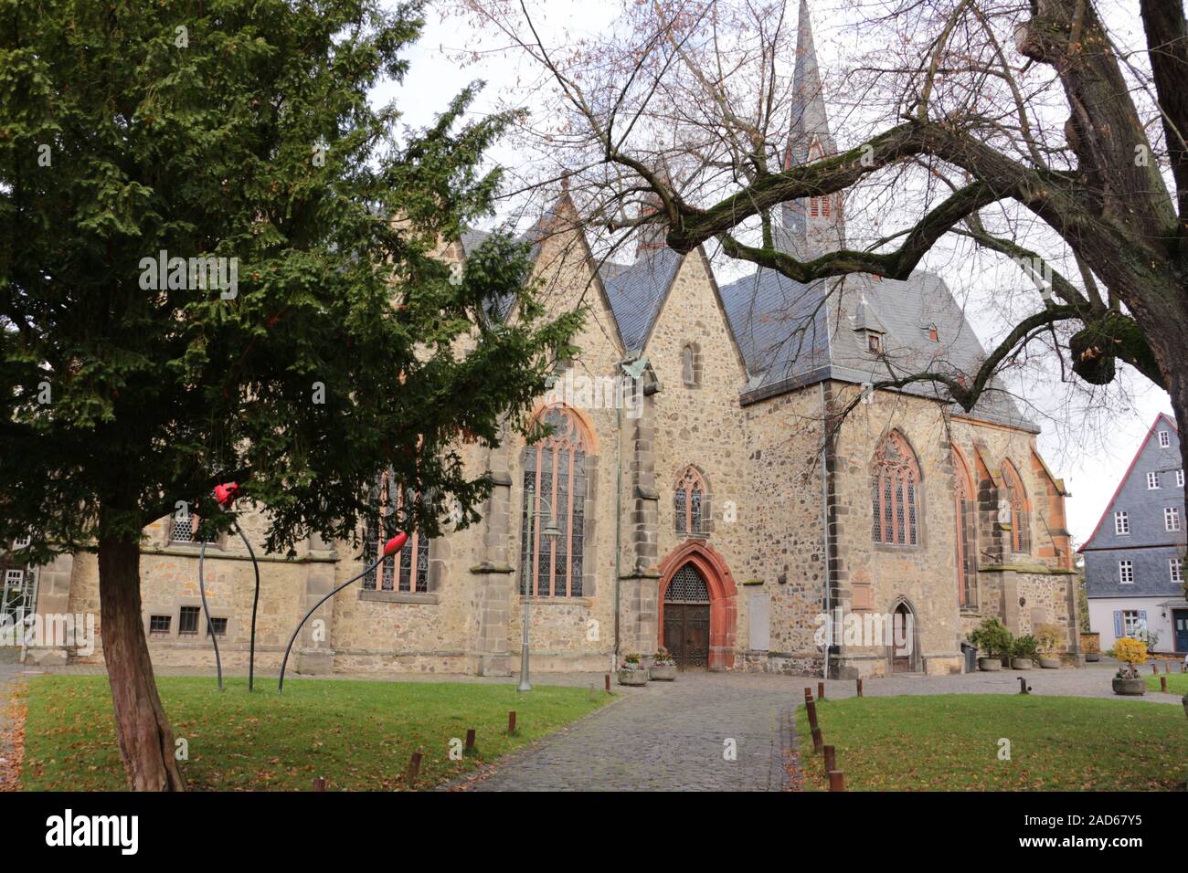 In der Historischen Altstadt von Butzbach in Hessen Stock Photo - Alamy