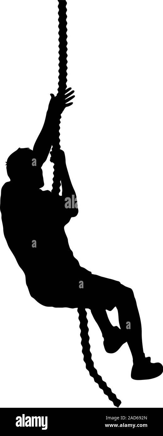 Tightrope vector vectors Cut Out Stock Images & Pictures - Alamy