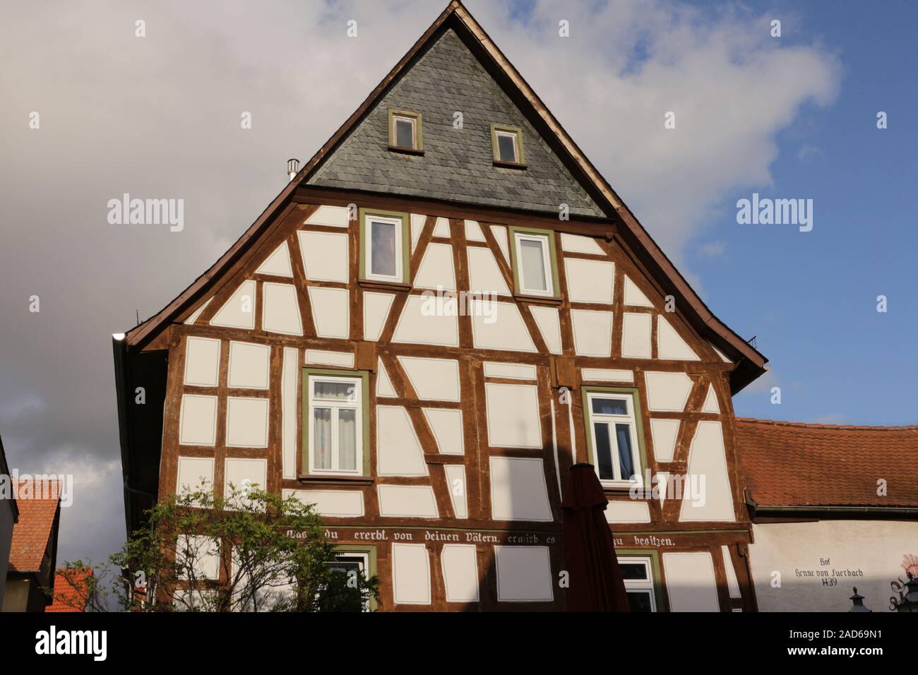 In der Historischen Altstadt von Butzbach in Hessen Stock Photo - Alamy