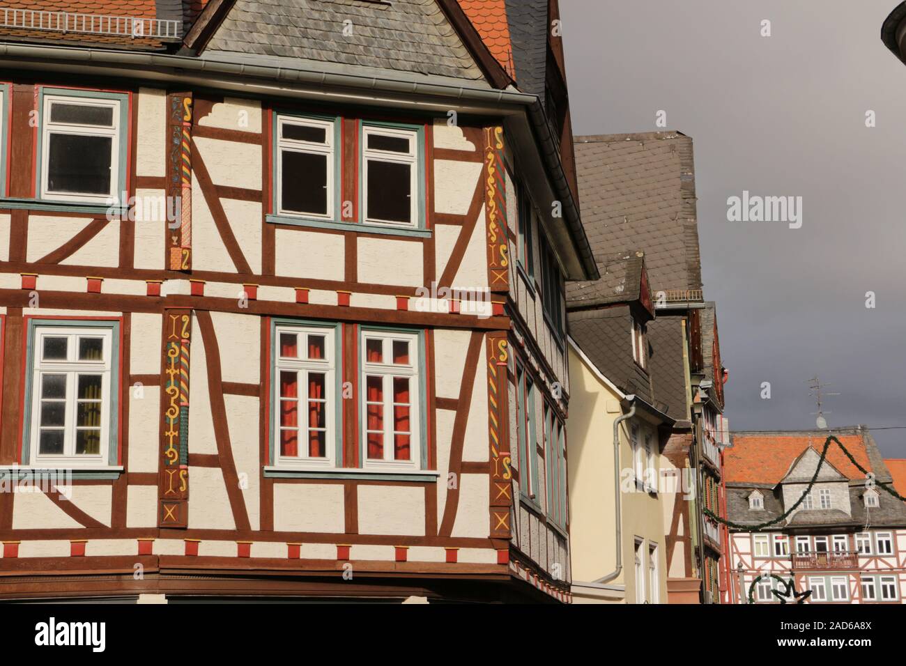 In der Historischen Altstadt von Butzbach in Hessen Stock Photo - Alamy