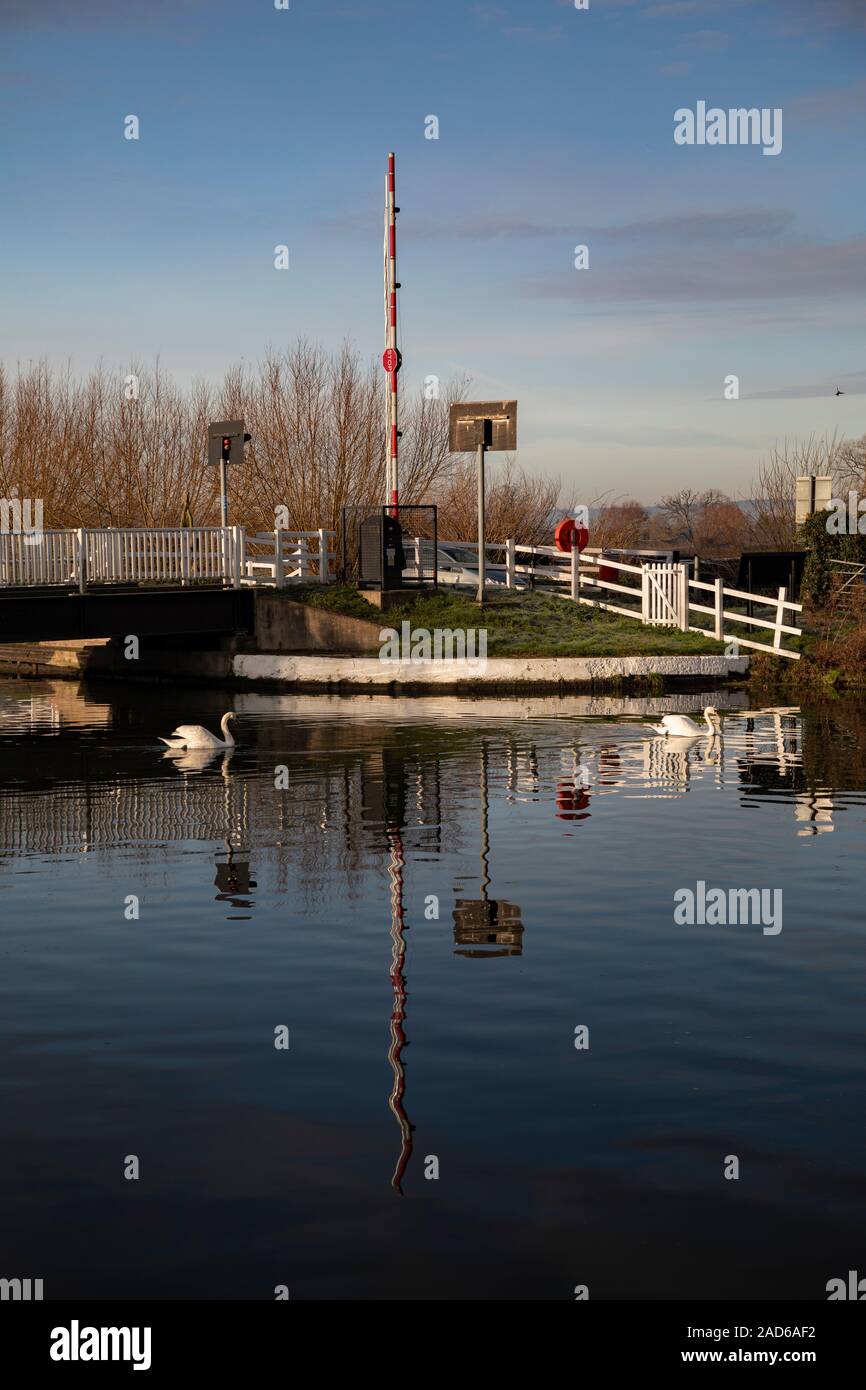 Canal boats at purton on the gloucester sharpness canal hi-res stock ...