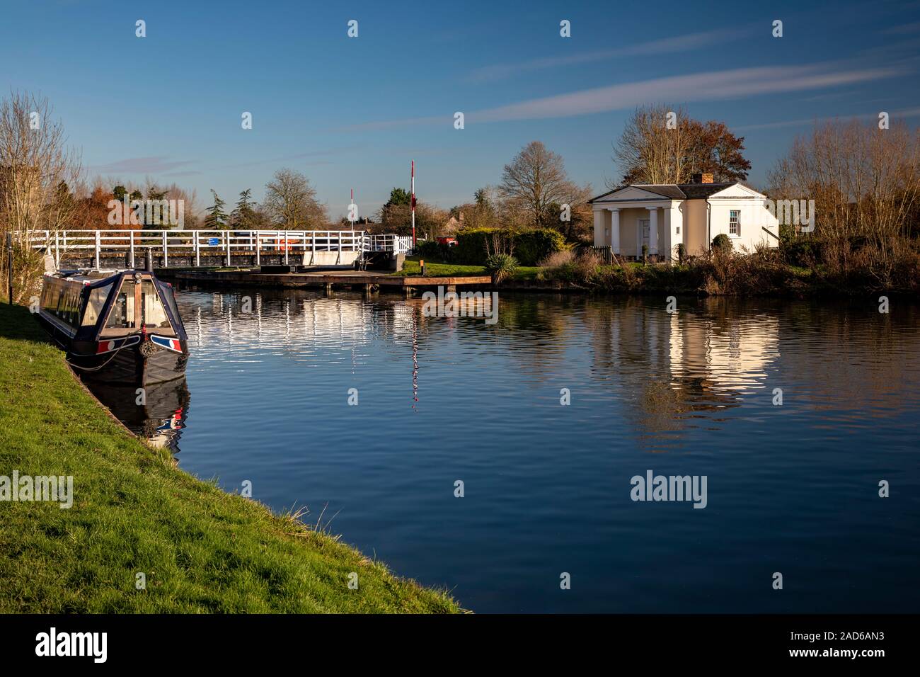 Sharpness Canal Gloucestershire Stock Photo - Alamy