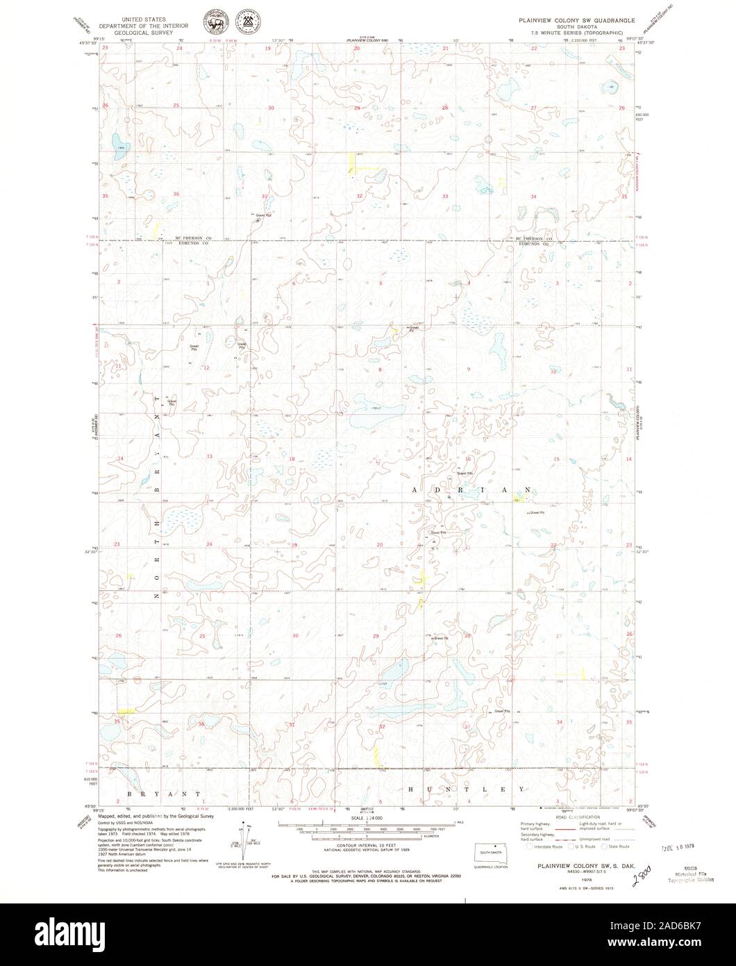 Map of plainview south dakota hi-res stock photography and images - Alamy