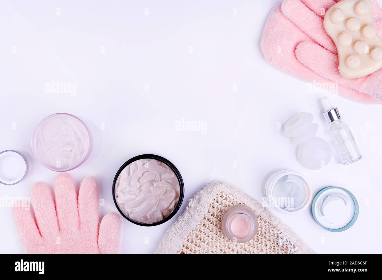 Skincare and body care, luxury spa and clean products concept - organic ...