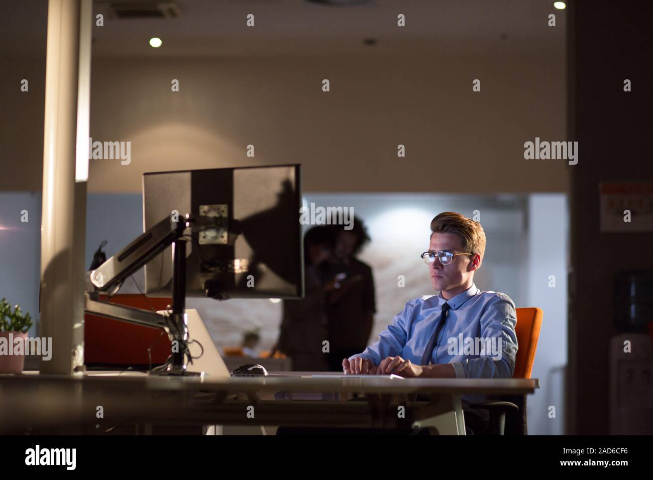 Dark and computer hi-res stock photography and images - Alamy