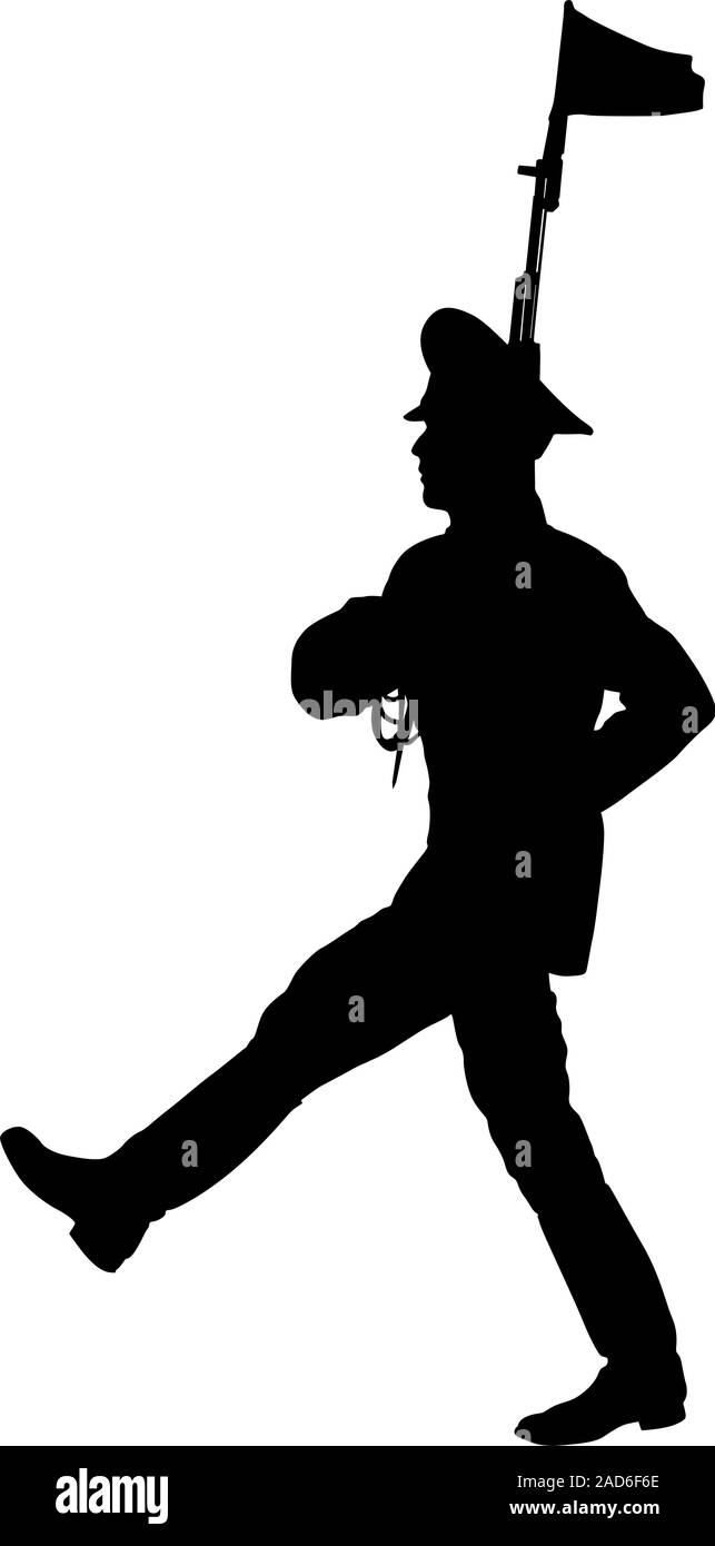 Marching Silhouette Army