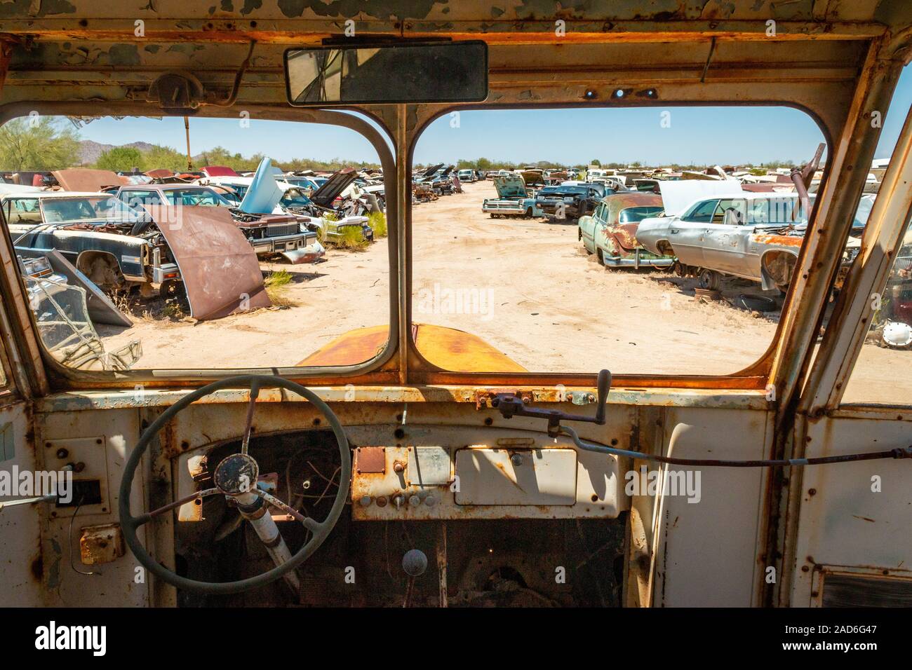 Junk school bus hi-res stock photography and images - Alamy