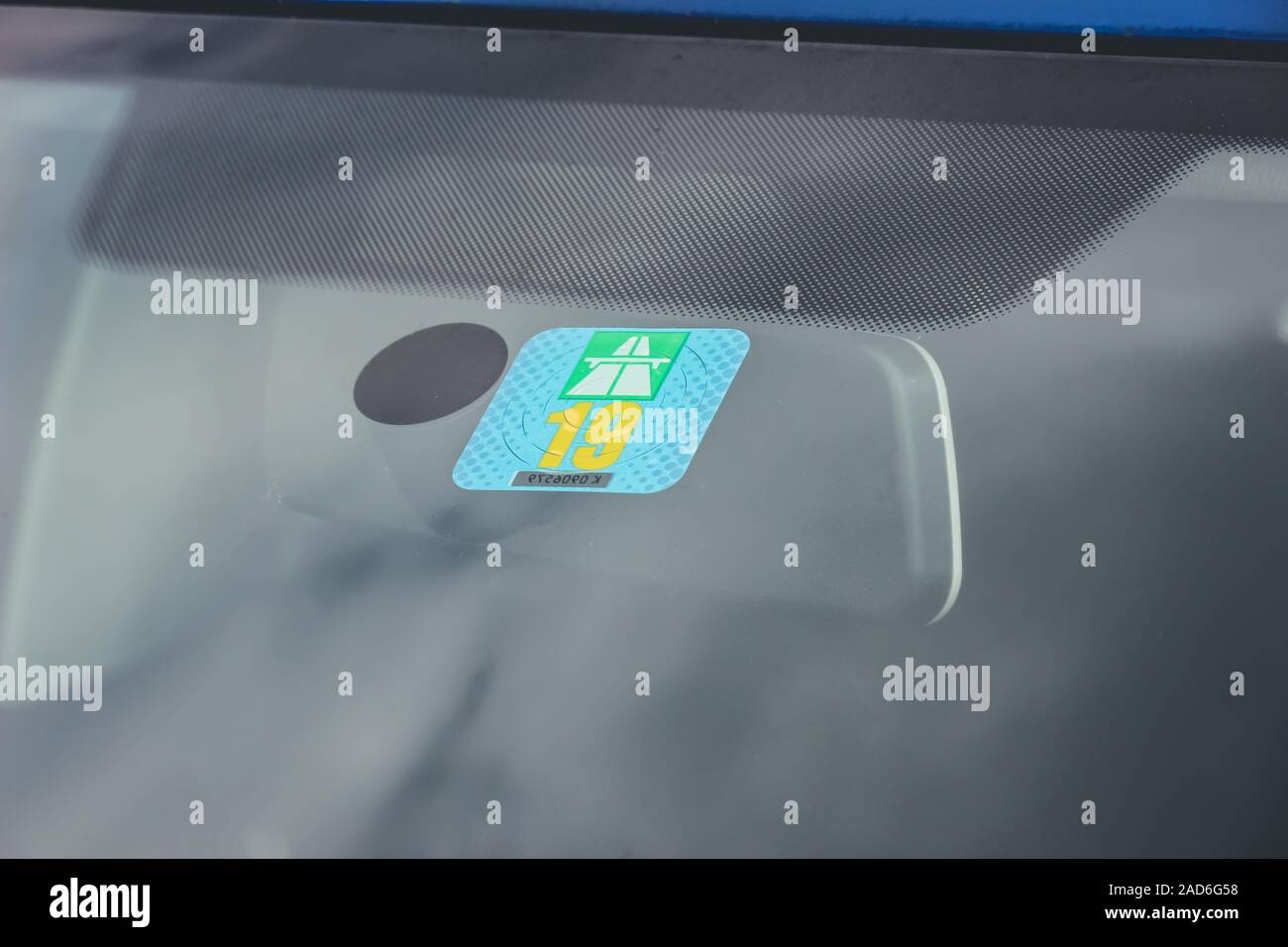 Swiss motorway vignette hi-res stock photography and images - Alamy