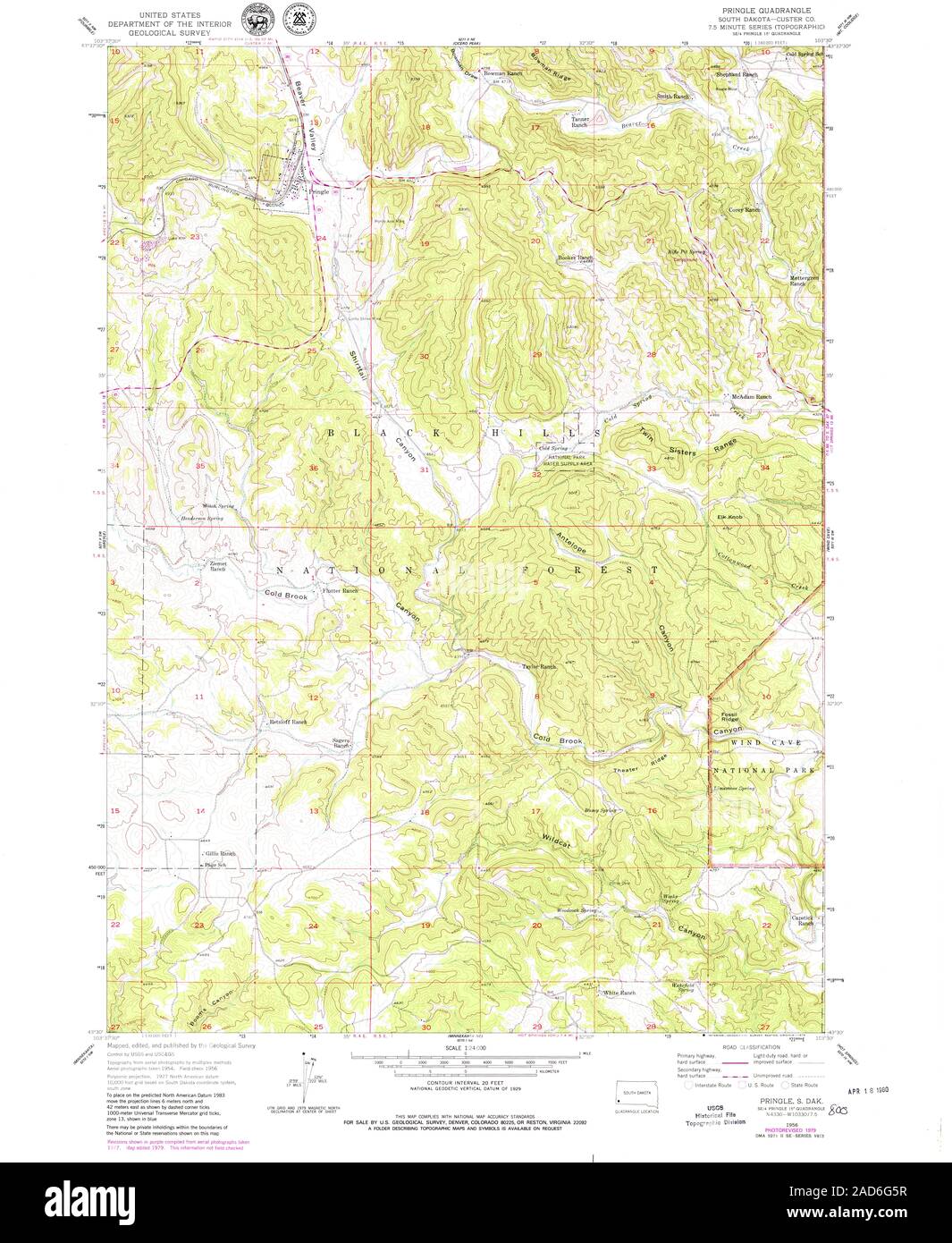 Map of pringle hi-res stock photography and images - Alamy