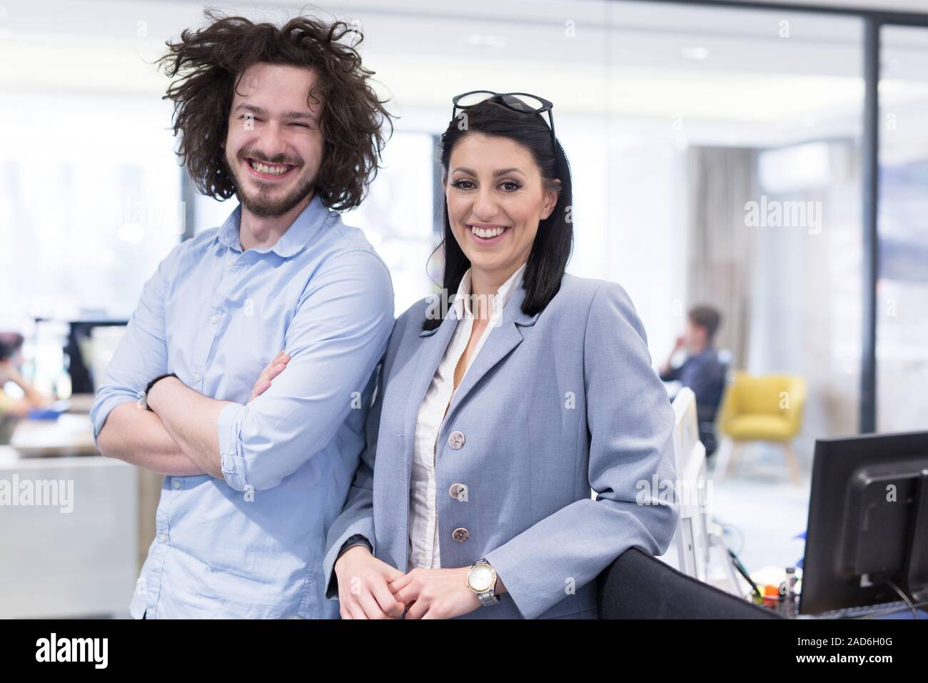 Portrait of successful Business people Stock Photo - Alamy