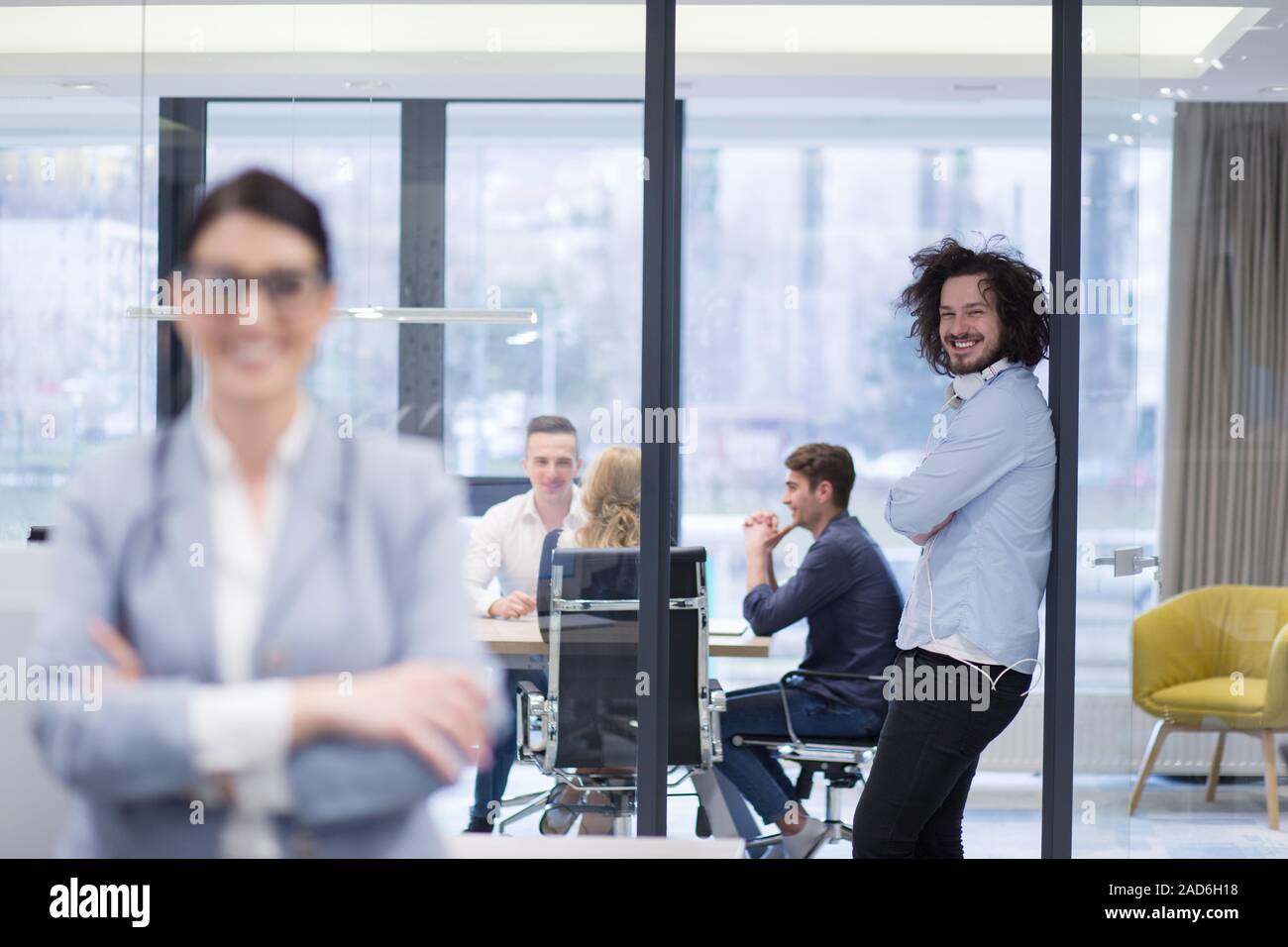 Portrait of successful Business people Stock Photo - Alamy