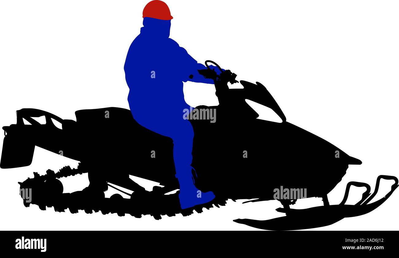 Snowmobile Cut Out Stock Images & Pictures - Alamy