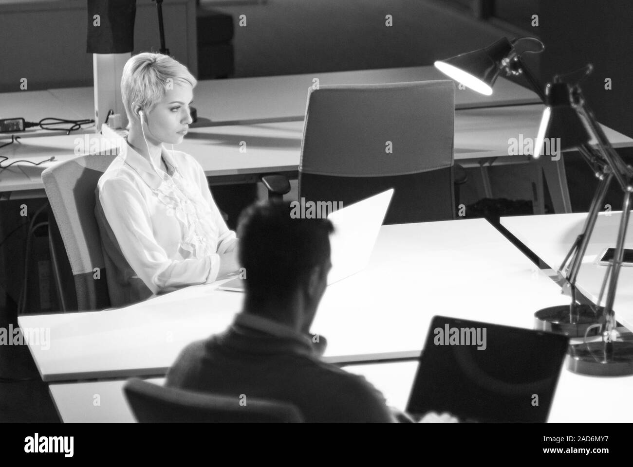 Confident laptop Black and White Stock Photos & Images - Alamy