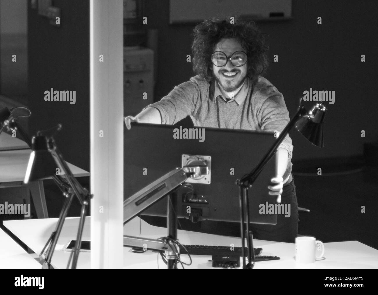 Programmer at work Stock Photo - Alamy