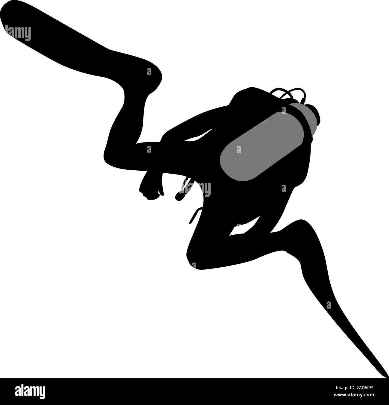 Freediver vector vectors hi-res stock photography and images - Alamy
