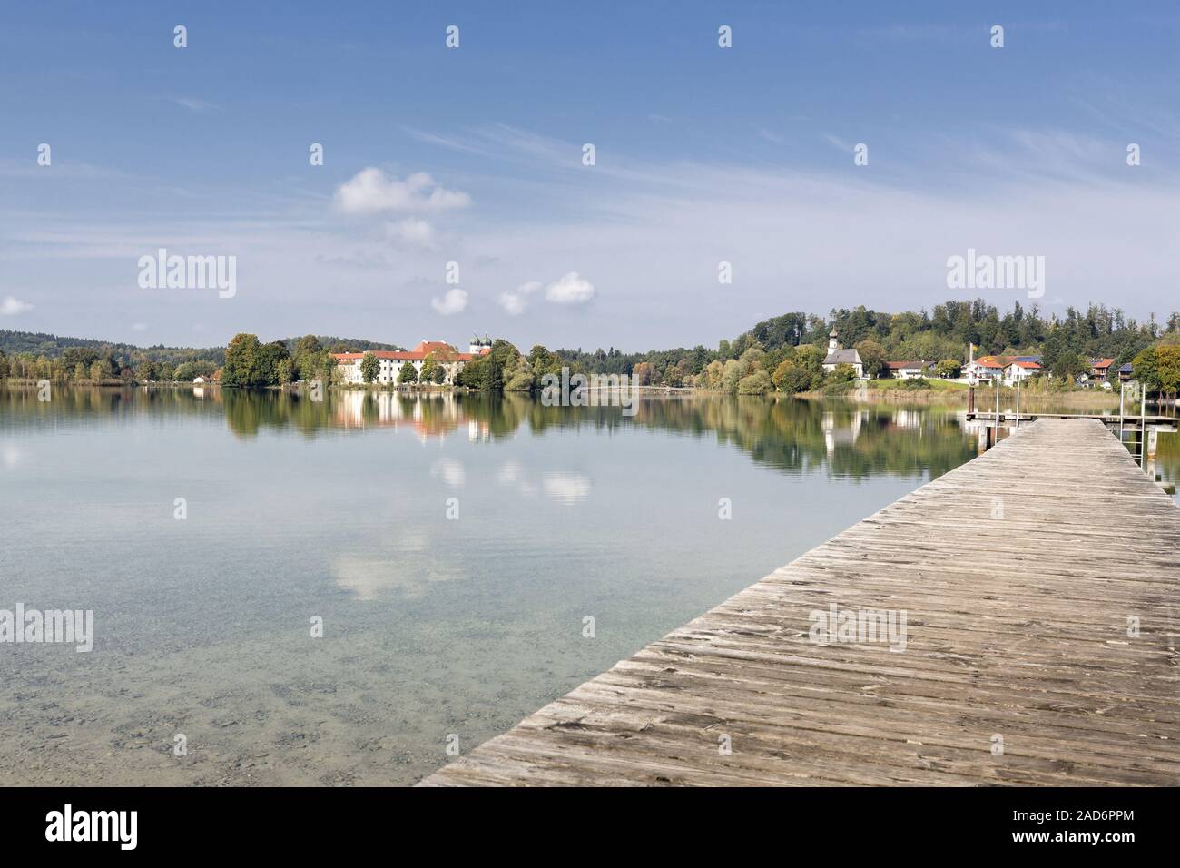 Abbey of seeon in klostersee hi-res stock photography and images - Alamy
