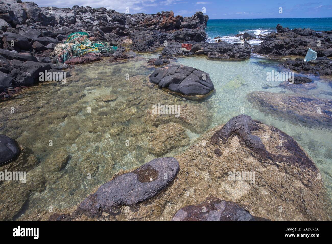 Much of the north side of the island of Molokai in inaccessible. Trade ...