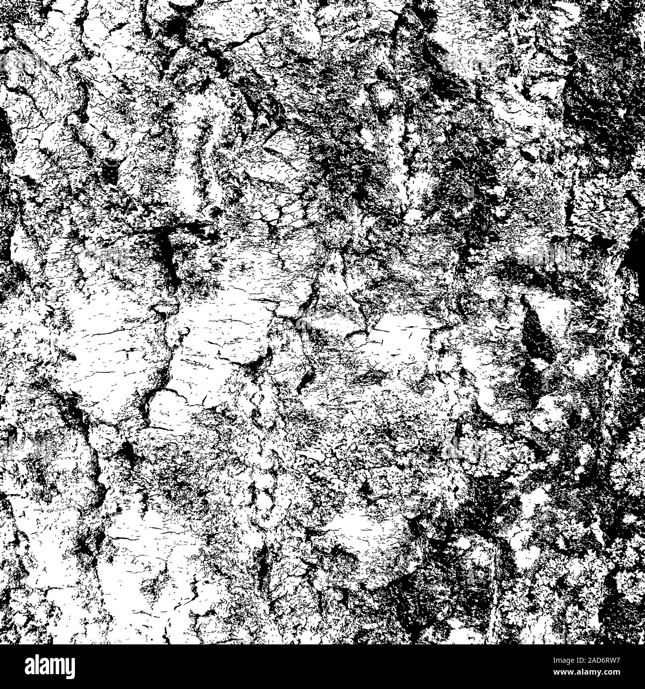 bark of birch in the cracks texture. Vector illustration Stock Vector ...
