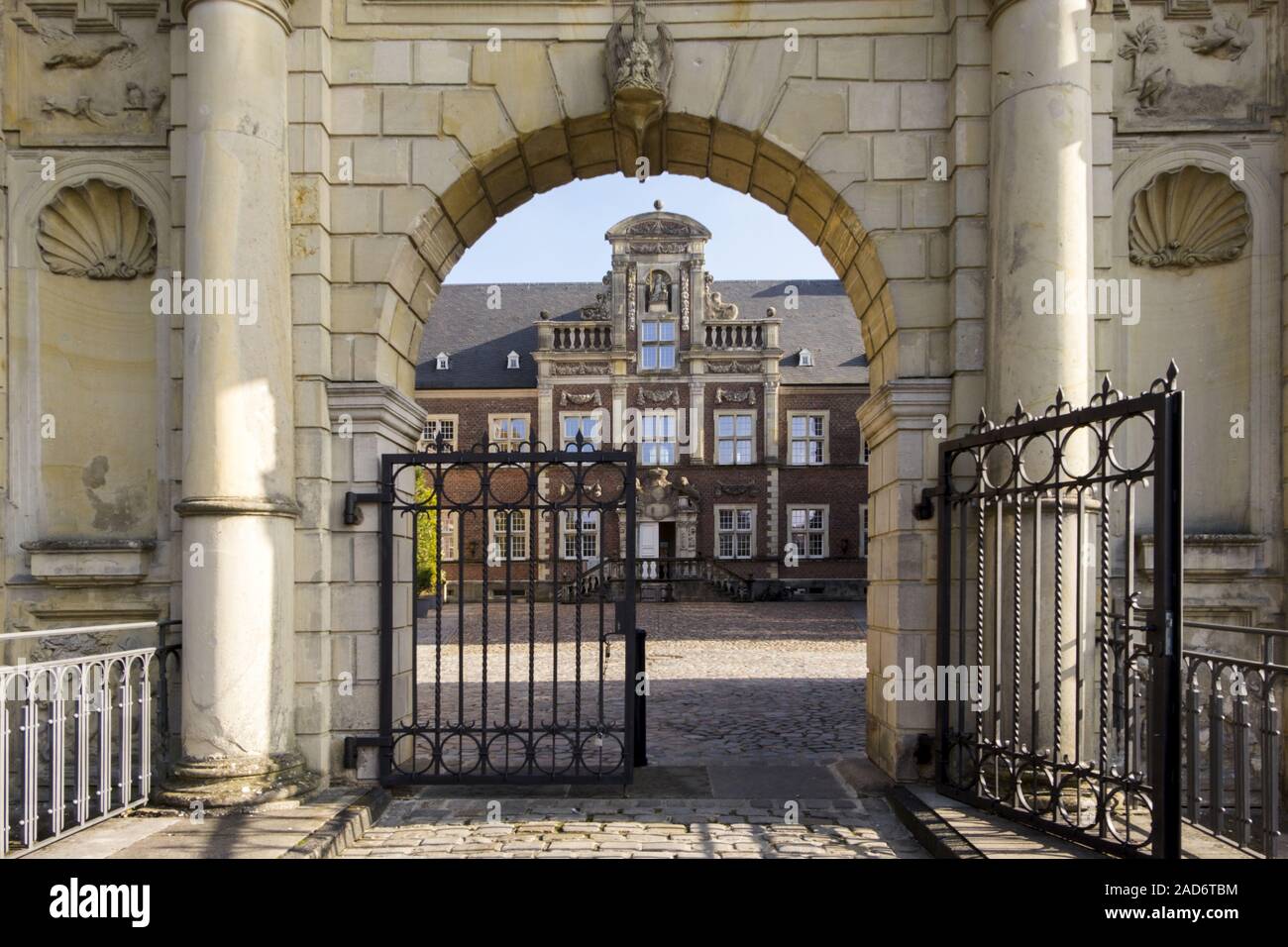Gate of baroque castle hi-res stock photography and images - Alamy
