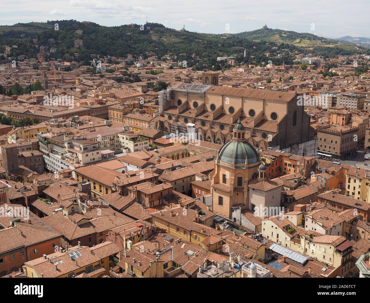 Aerial view of Bologna Stock Photo - Alamy