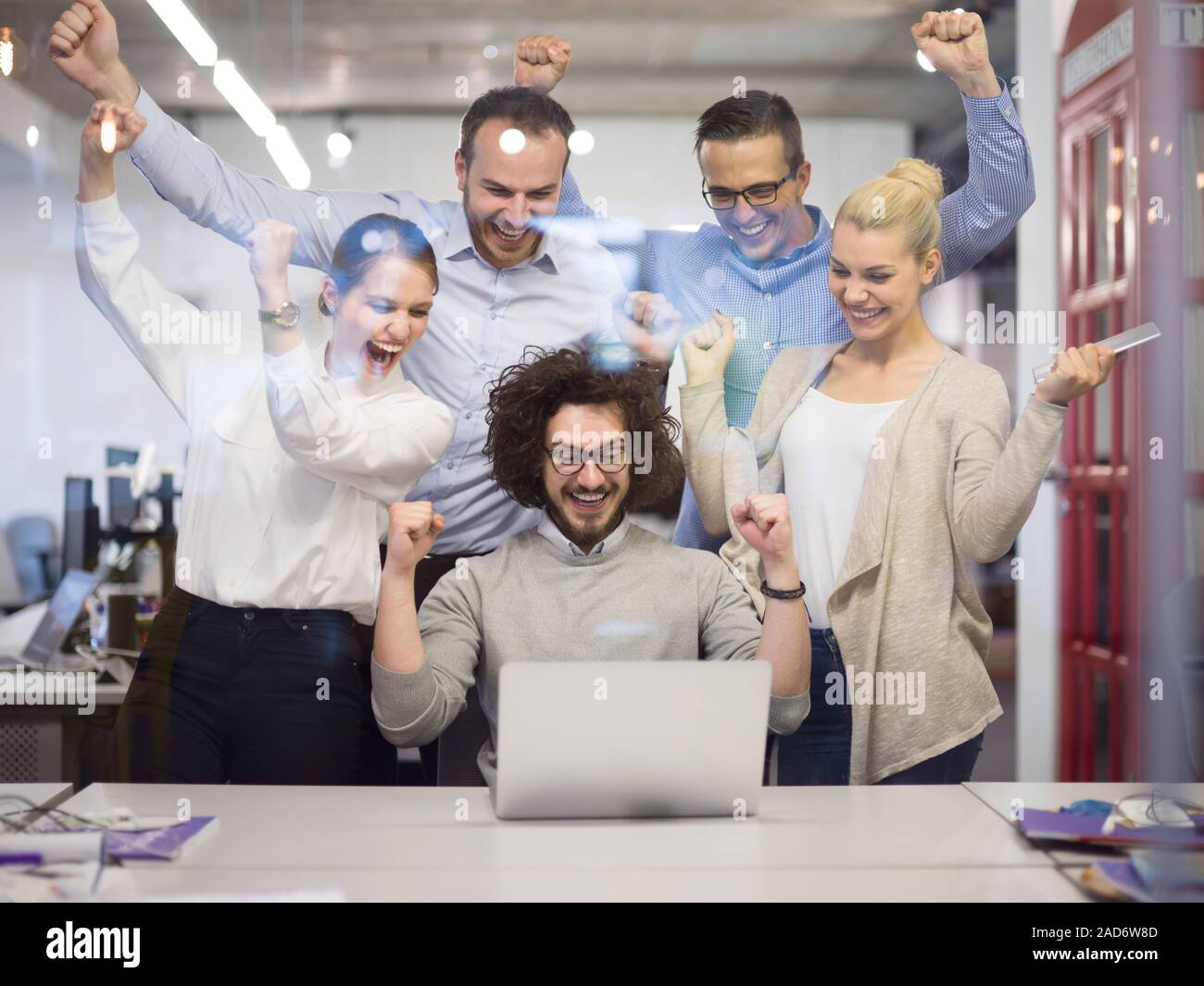 Portrait of successful Business people Stock Photo - Alamy