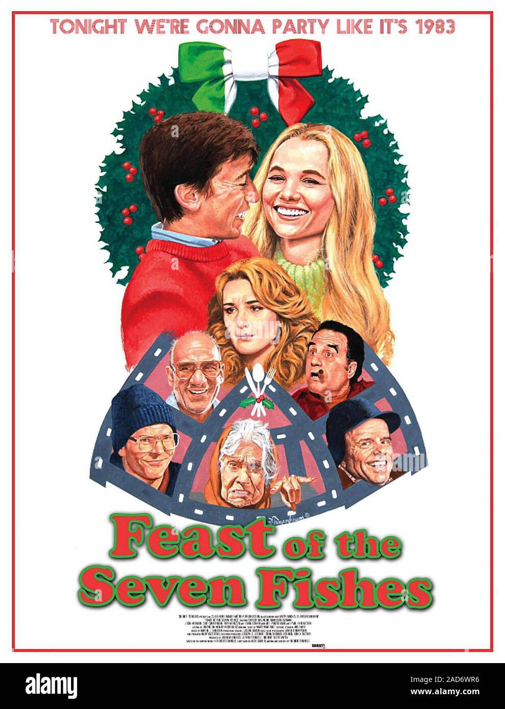 FEAST OF THE SEVEN FISHES, poster, top two from left: Skyler Gisondo ...