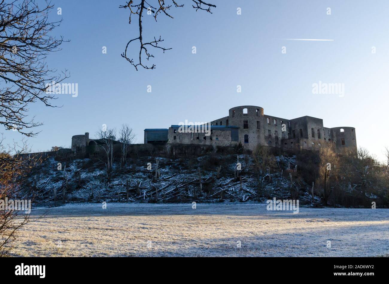 Borgholm Castle an iconic landmark on the island Oland in Sweden Stock ...