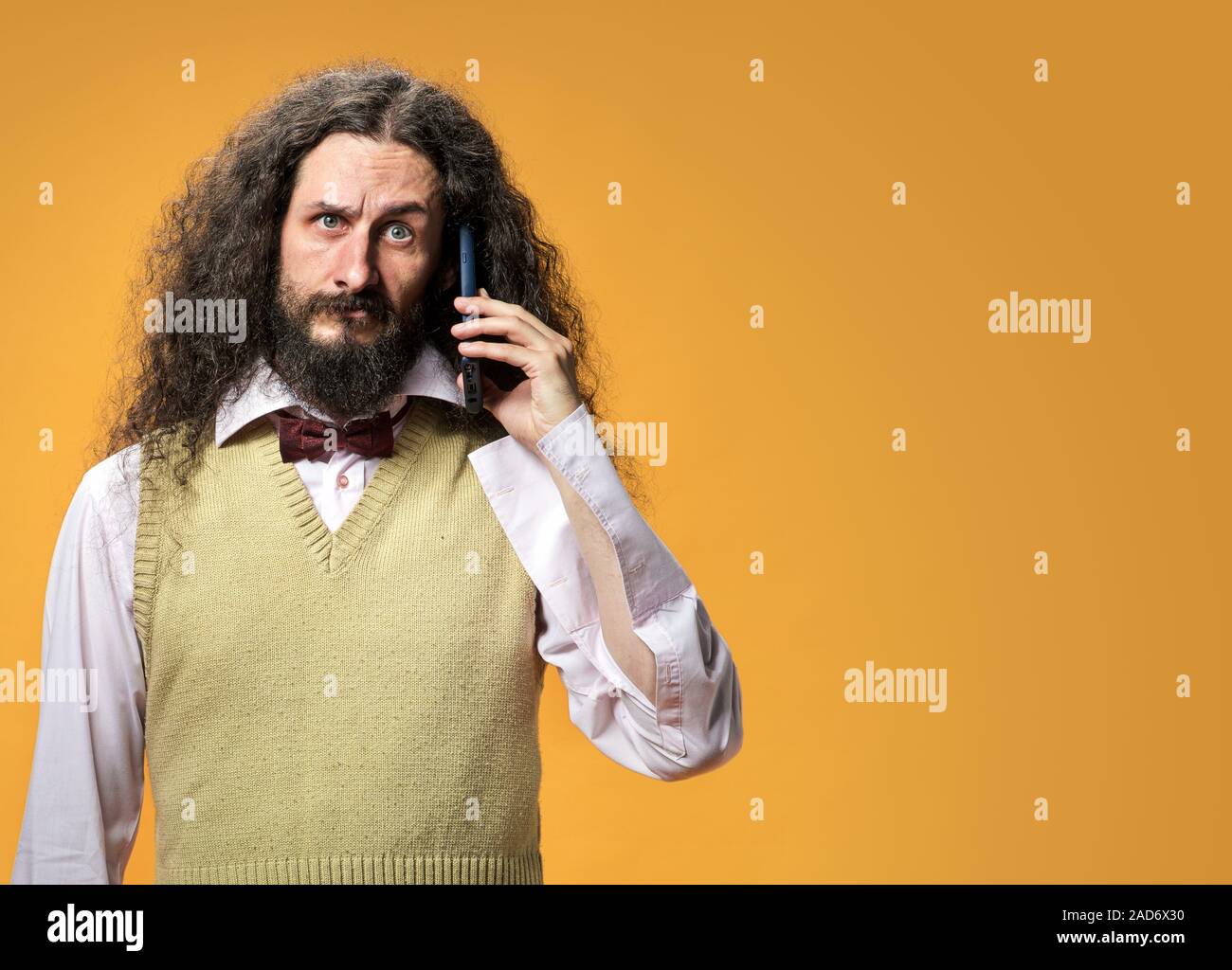 Skinny man geek hi-res stock photography and images - Alamy