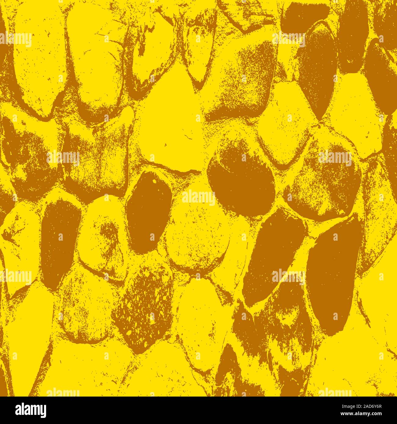 Ancient yellow stone wall background vector illustratuin Stock Vector ...