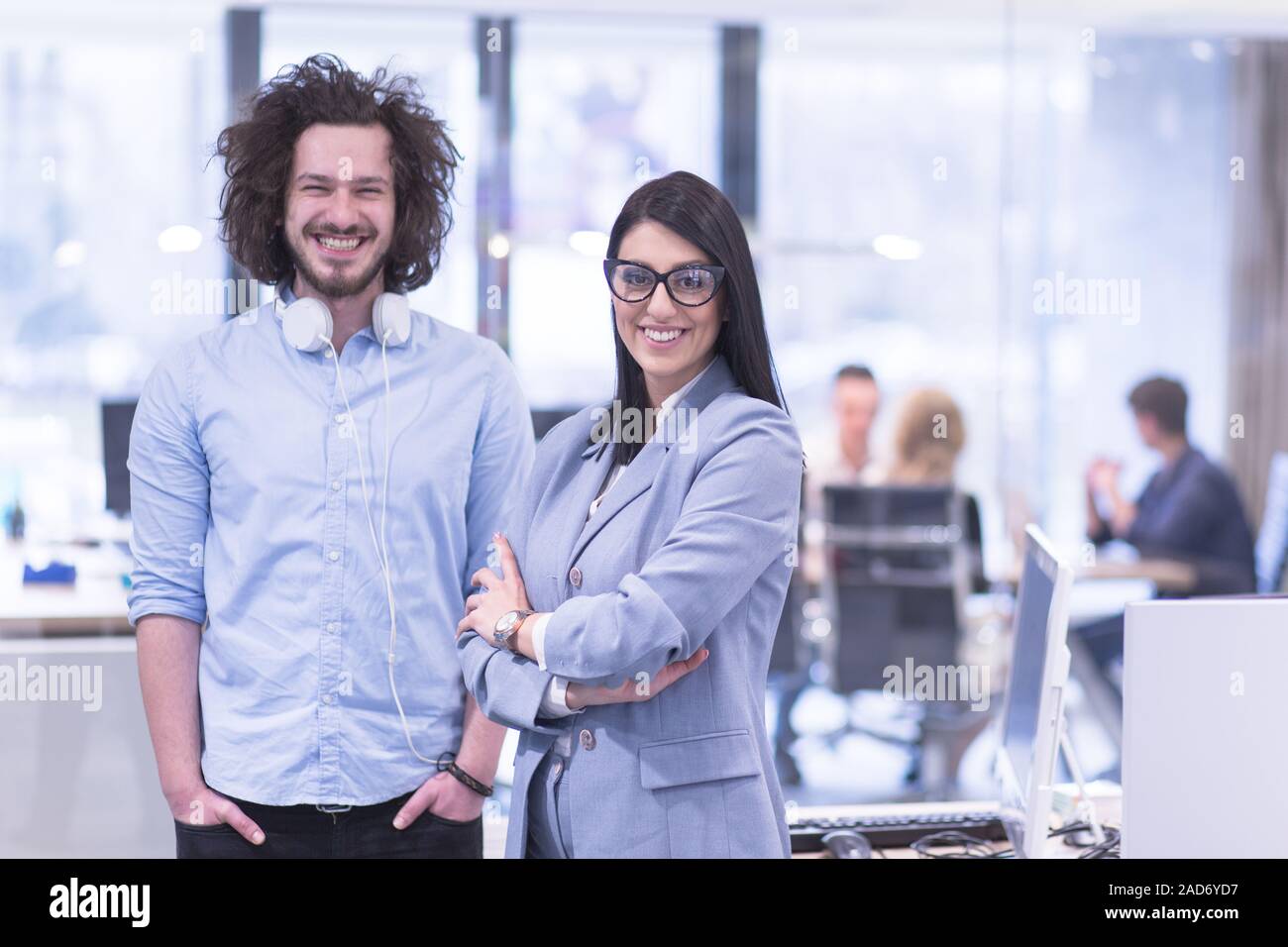 Portrait of successful Business people Stock Photo - Alamy