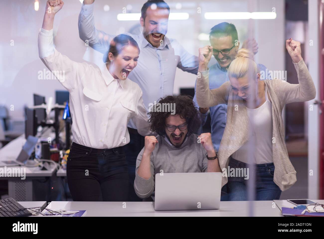 Portrait of successful Business people Stock Photo - Alamy