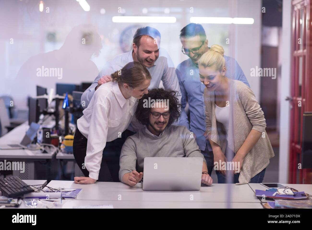 Portrait of successful Business people Stock Photo - Alamy