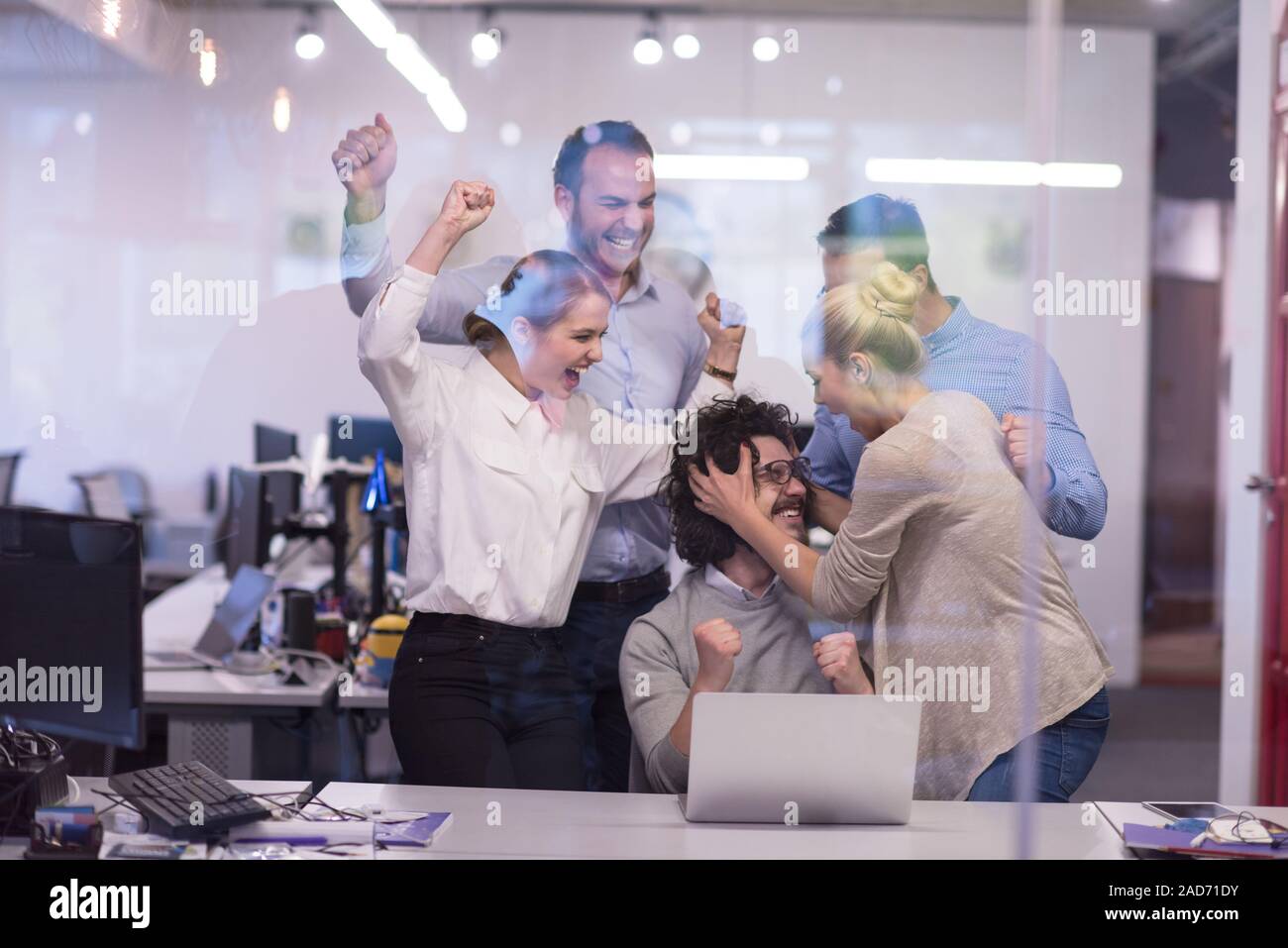 Portrait of successful Business people Stock Photo - Alamy