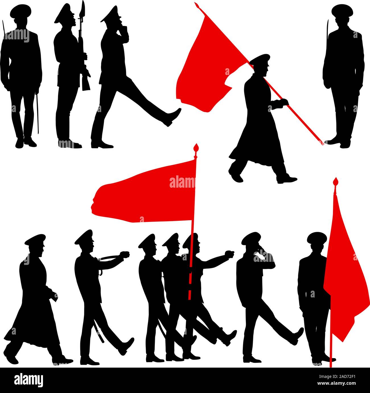 Militia parade Stock Vector Images - Alamy