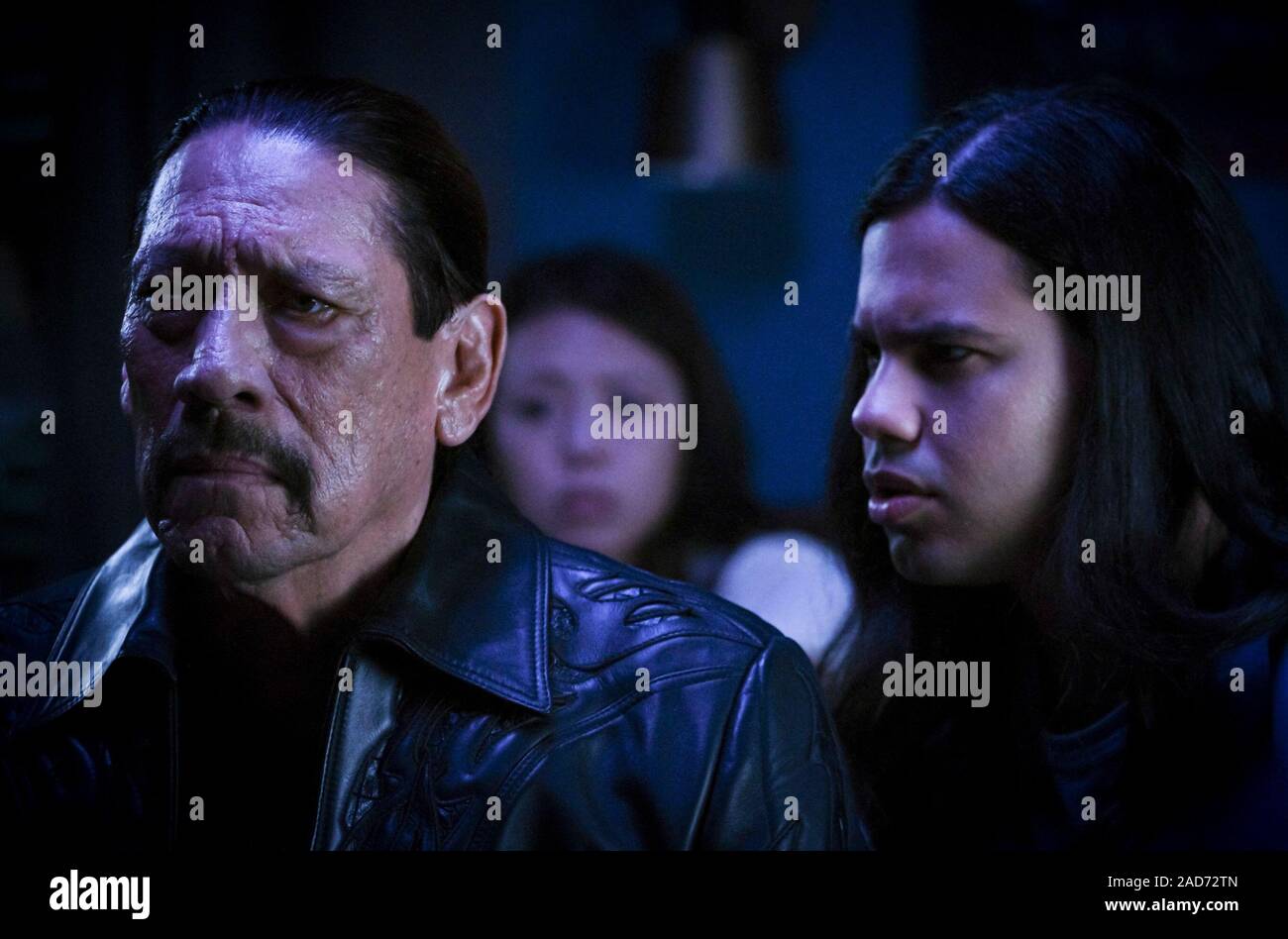 THE FLASH, from left: Danny Trejo, Victoria Park, Carlos Valdes, 'Kiss ...