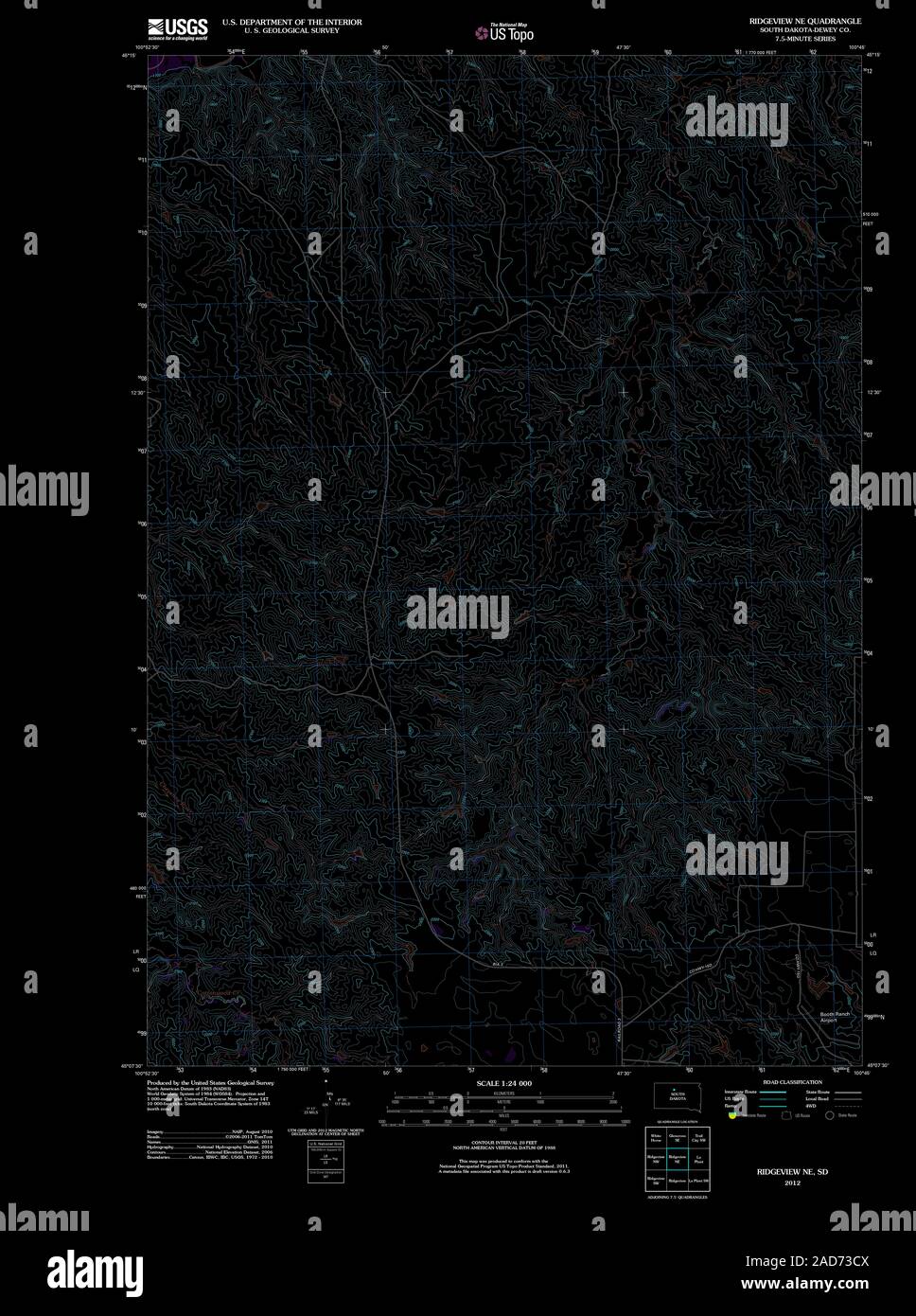 Map of ridgeview hi-res stock photography and images - Alamy