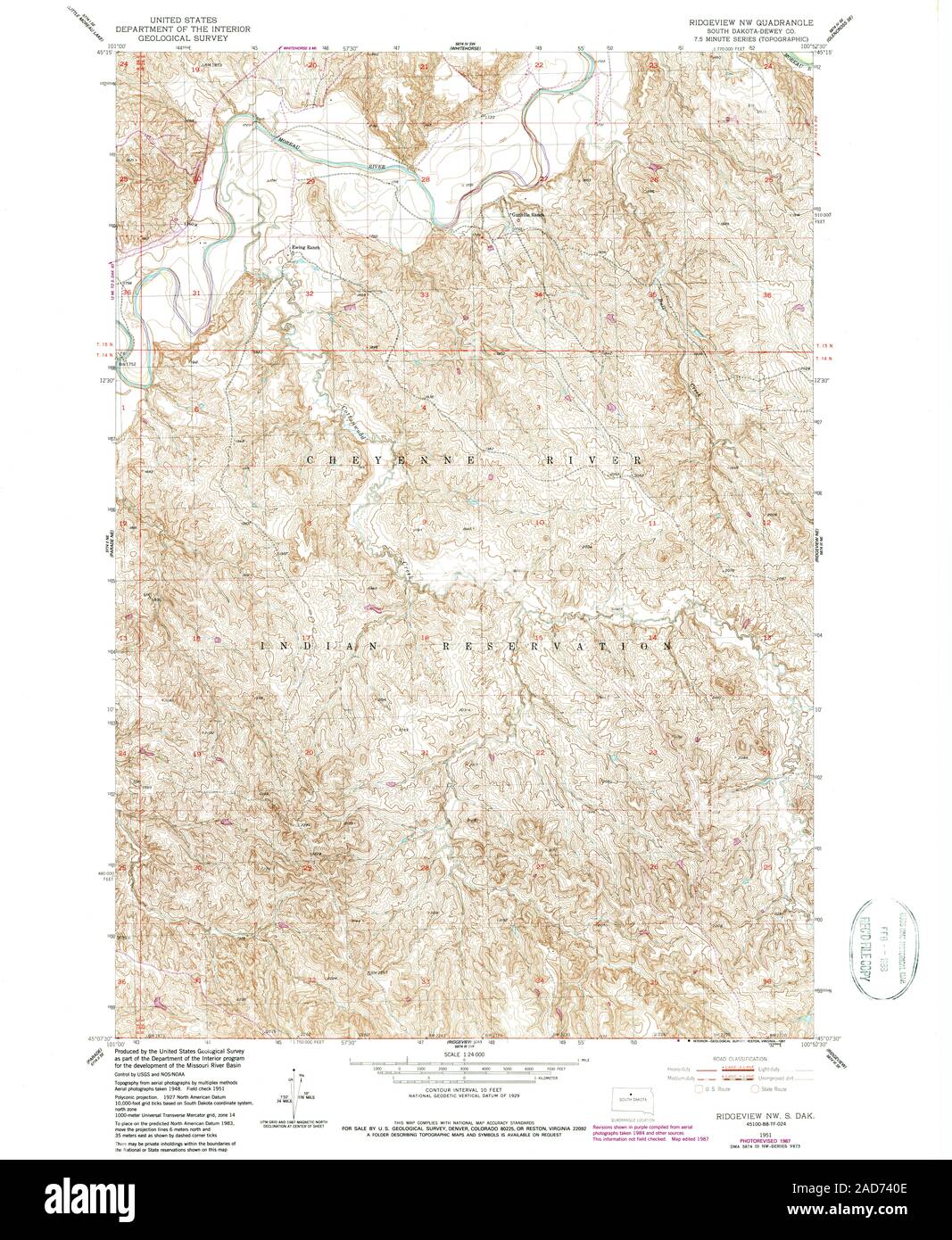 Map of ridgeview hi-res stock photography and images - Alamy