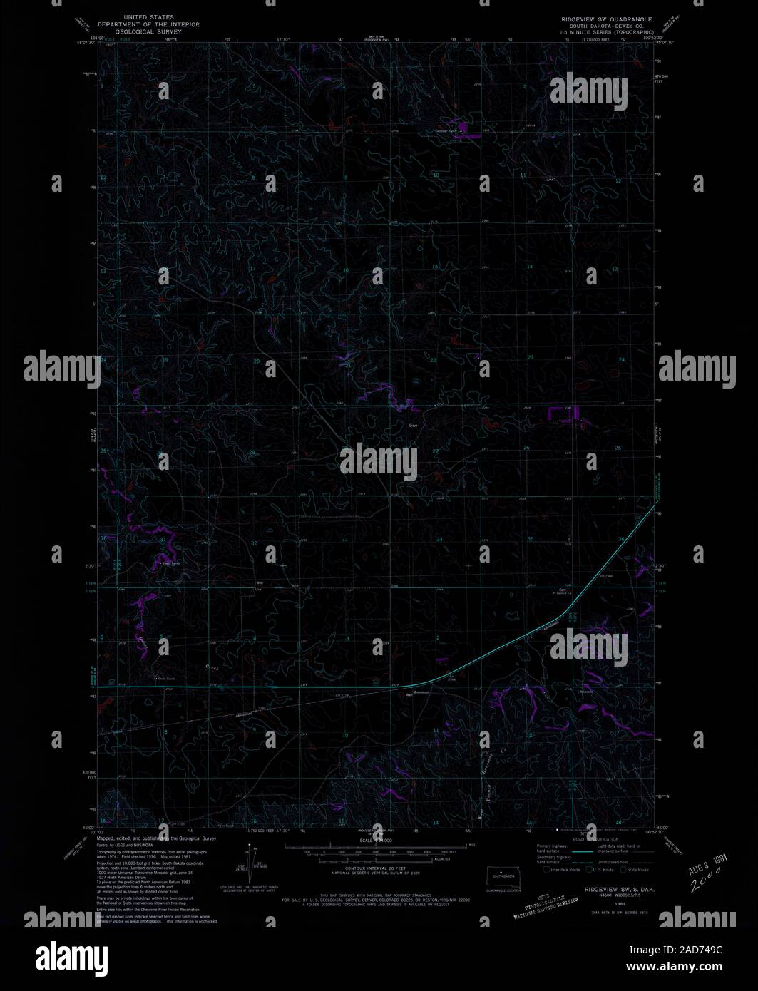 Map of ridgeview hi-res stock photography and images - Alamy