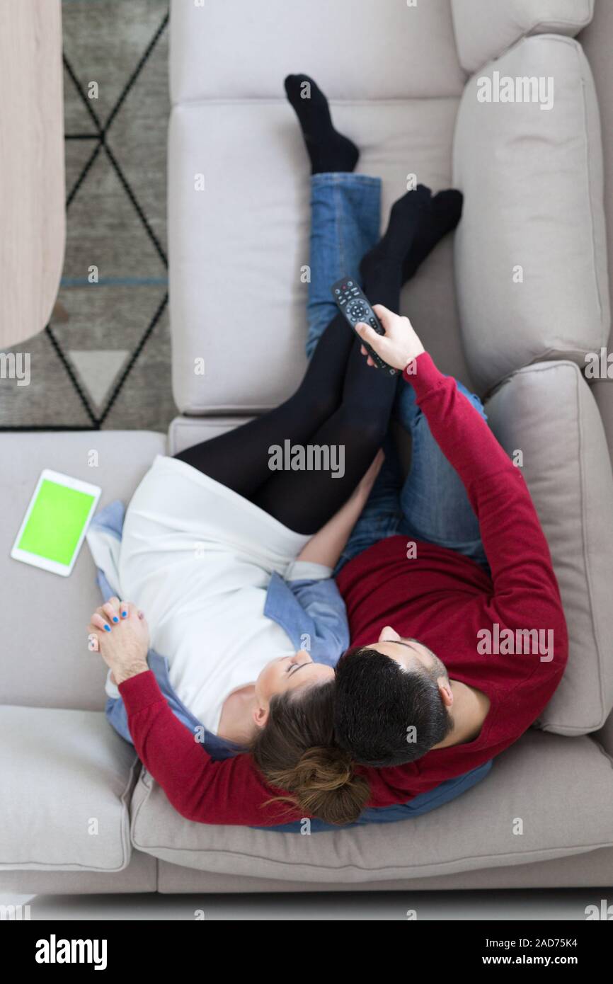 Tv room top view hi-res stock photography and images - Alamy