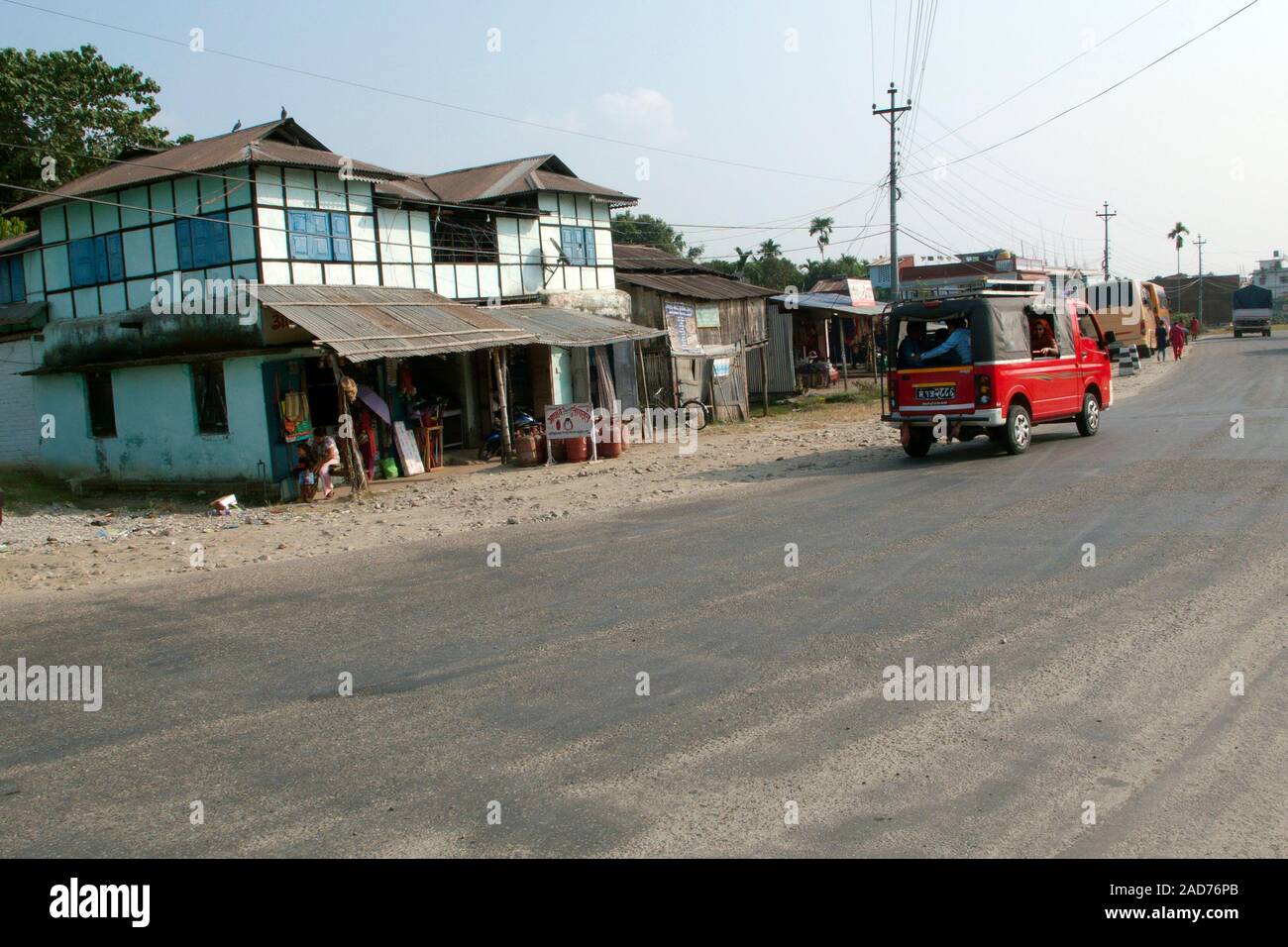 Nepali public transport hi-res stock photography and images - Alamy