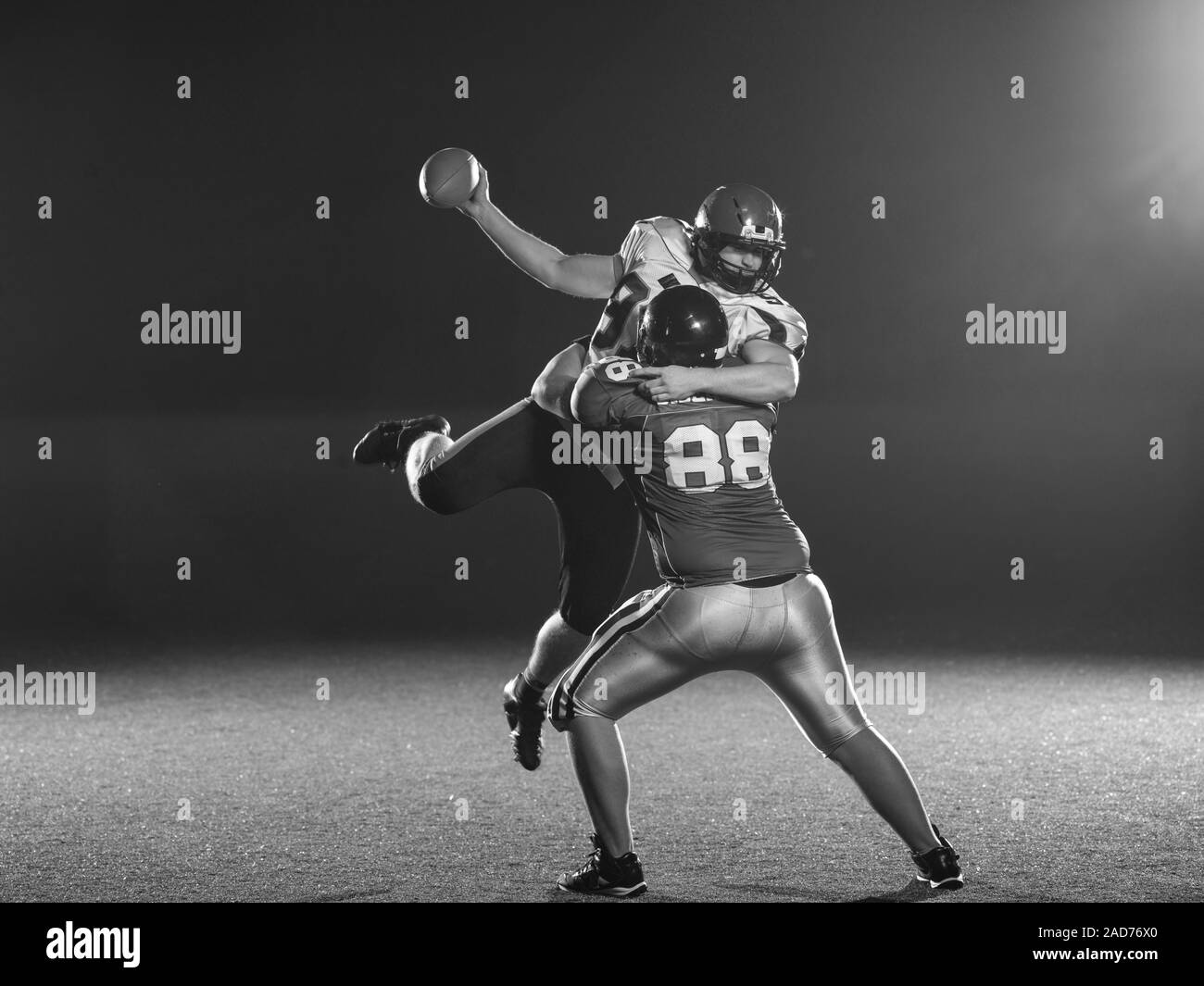Athlete jumping success in Black and White Stock Photos & Images - Alamy