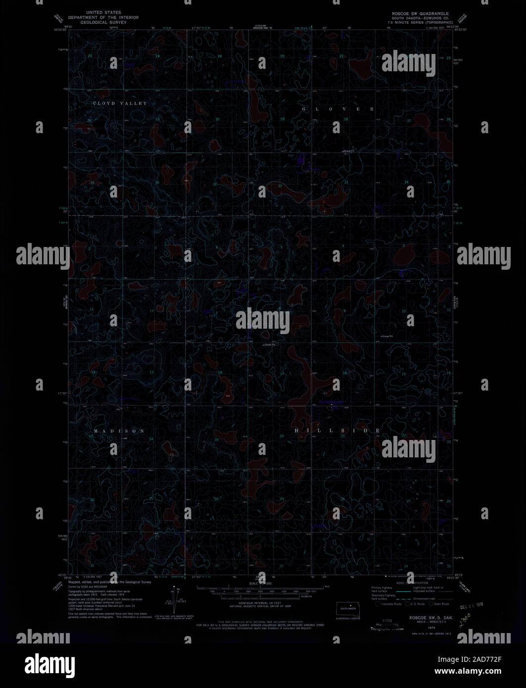 Roscoe south dakota hi-res stock photography and images - Alamy