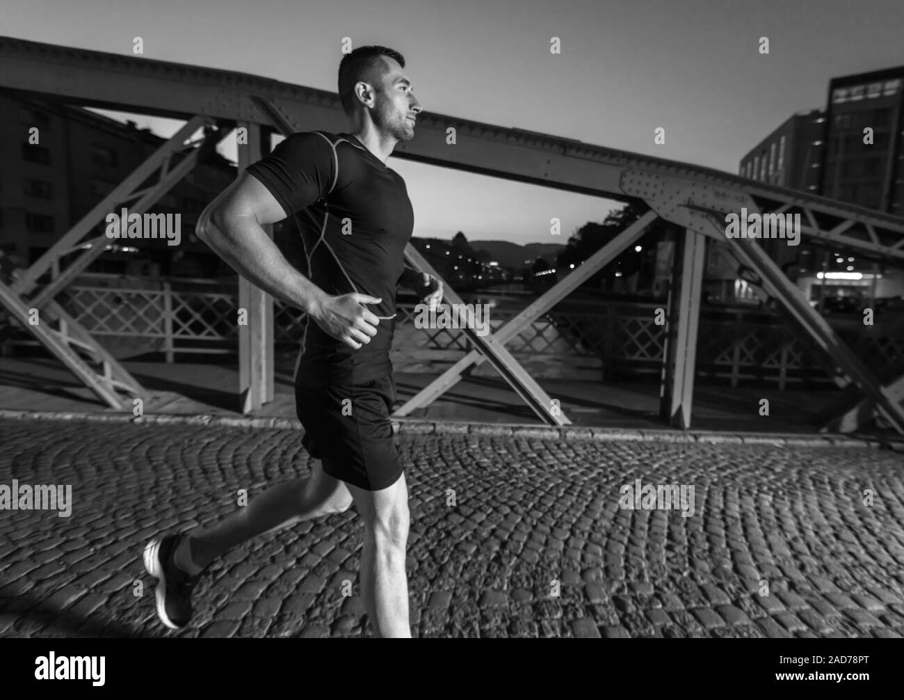 Jogging is life Black and White Stock Photos & Images - Alamy