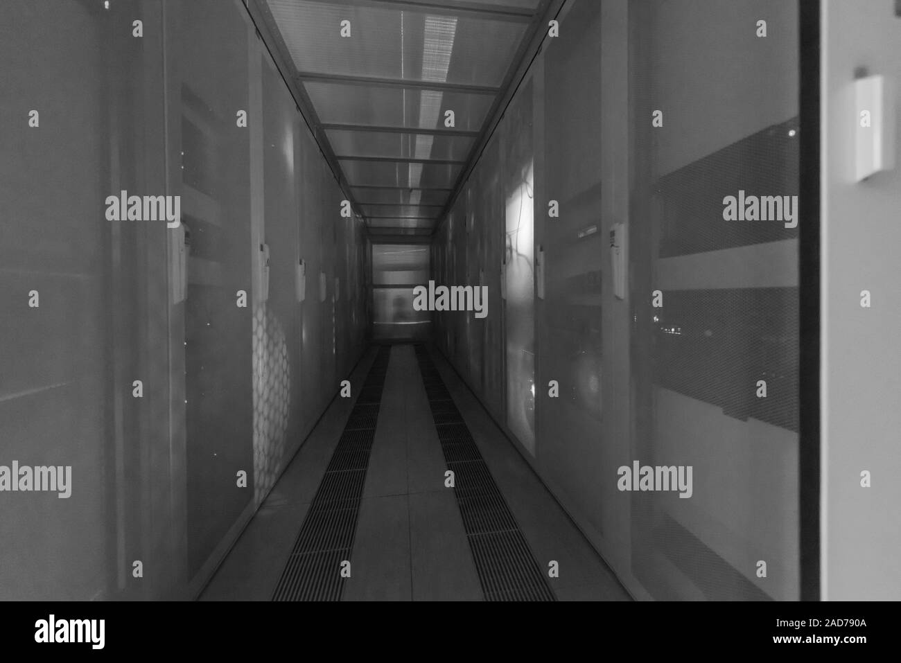 Server rack Black and White Stock Photos & Images - Alamy