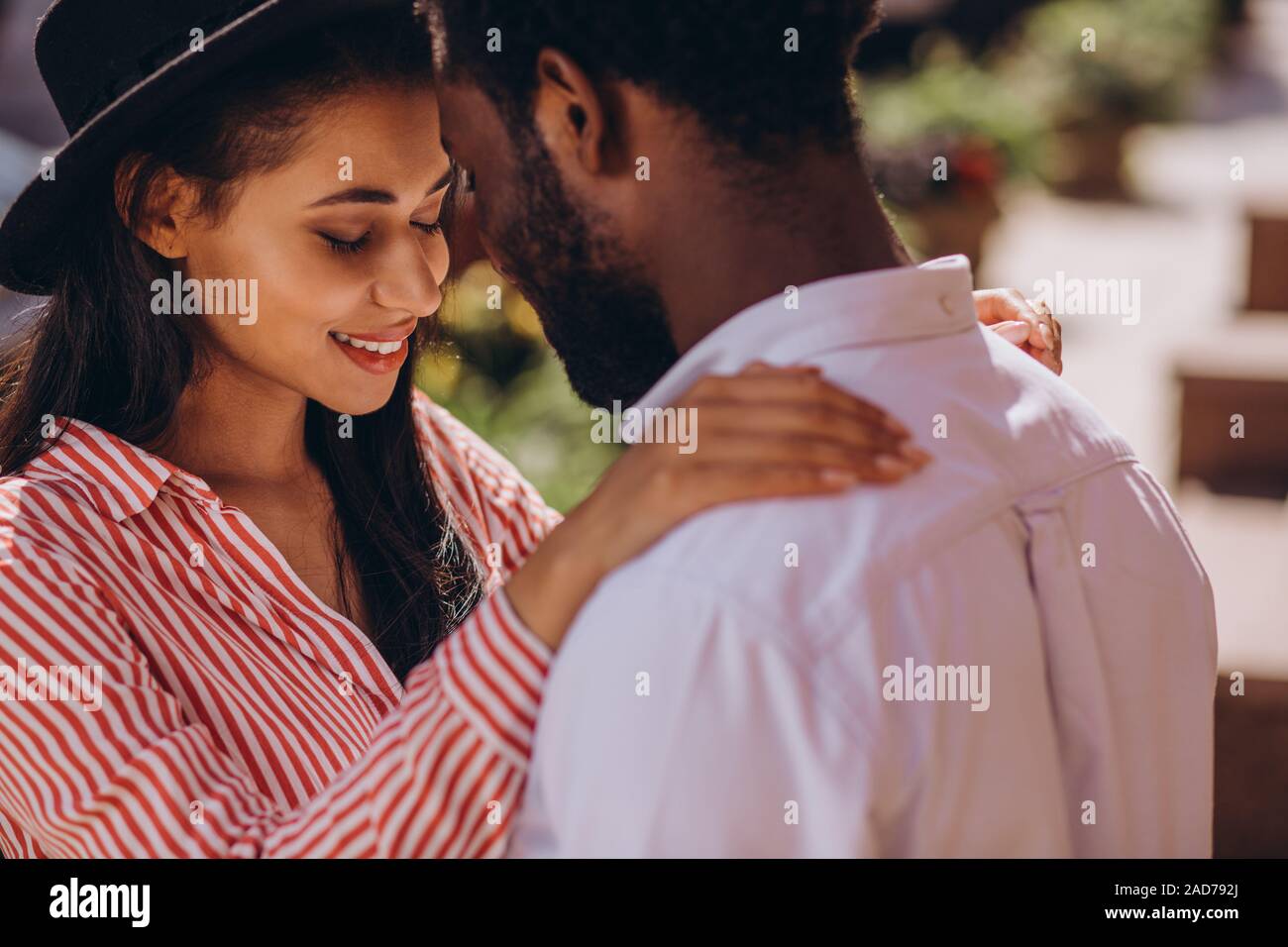 Close up two positive young hi-res stock photography and images - Alamy