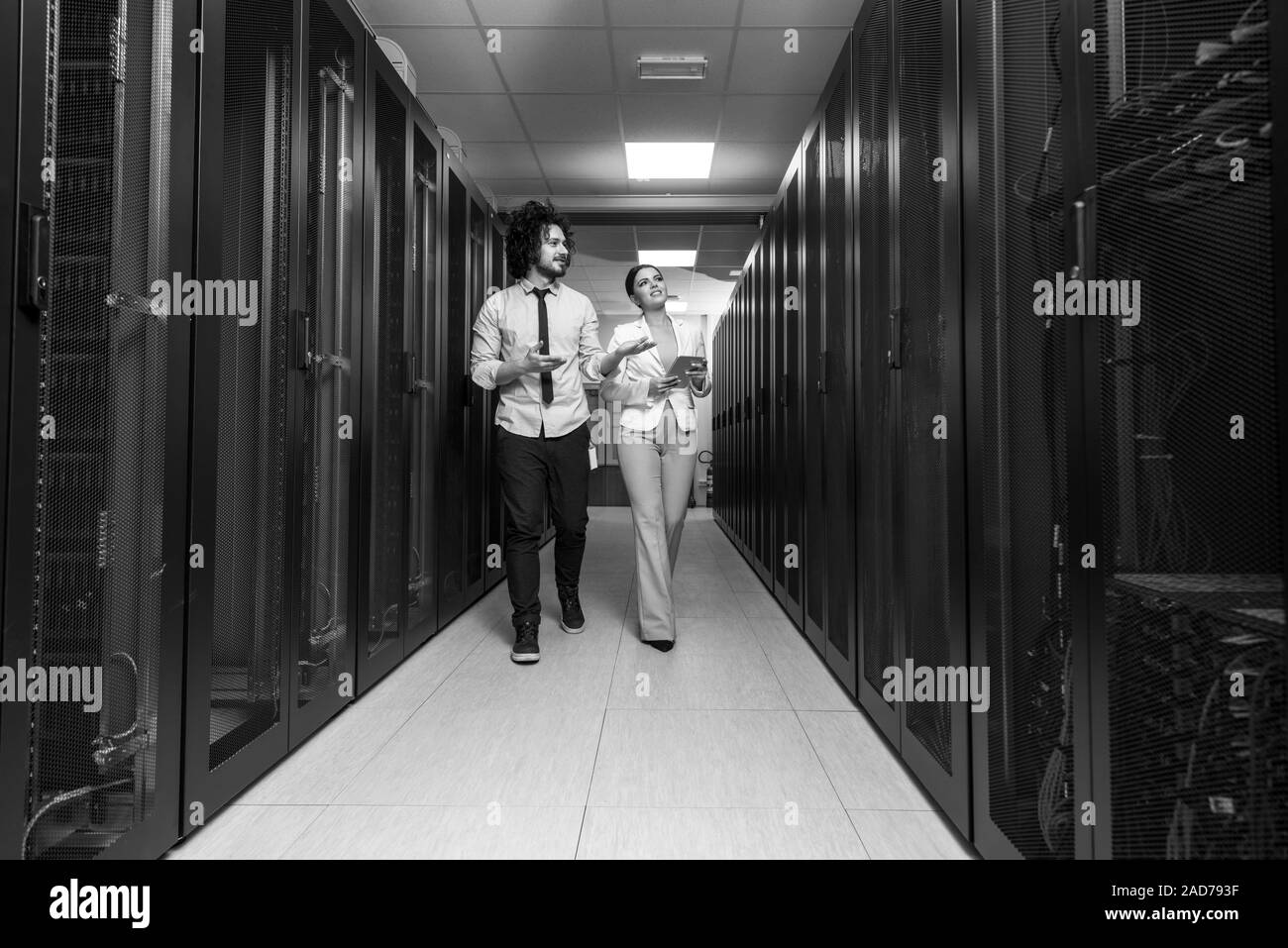 Data center Black and White Stock Photos & Images - Alamy